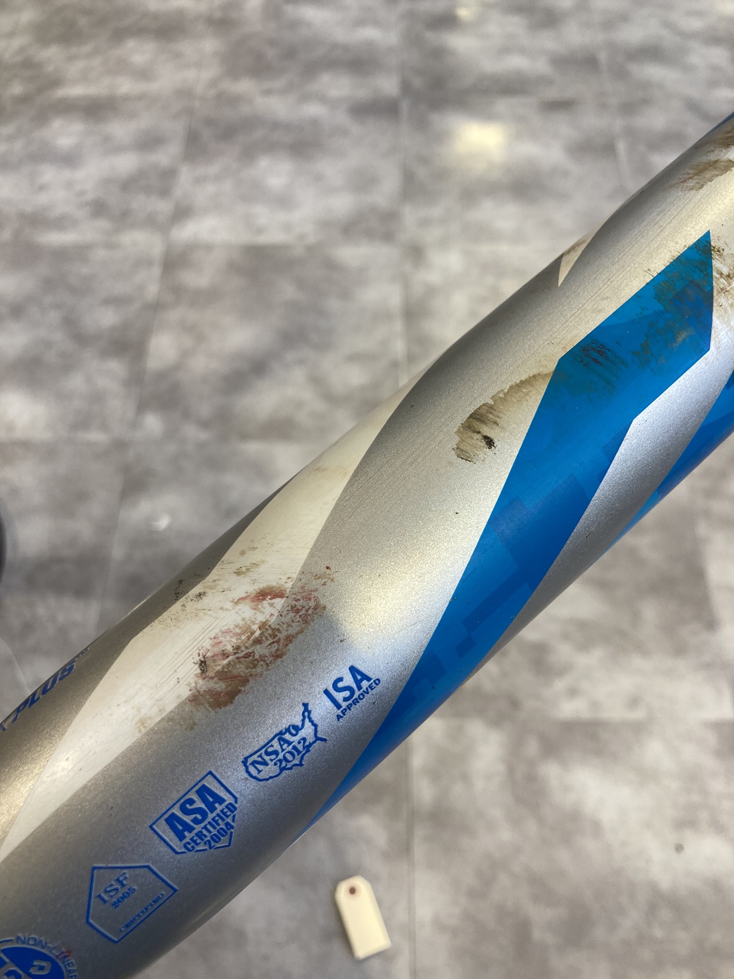 Silver Used 2019 DeMarini CF Zen Composite Bat (-11) 20 oz 31 ...
