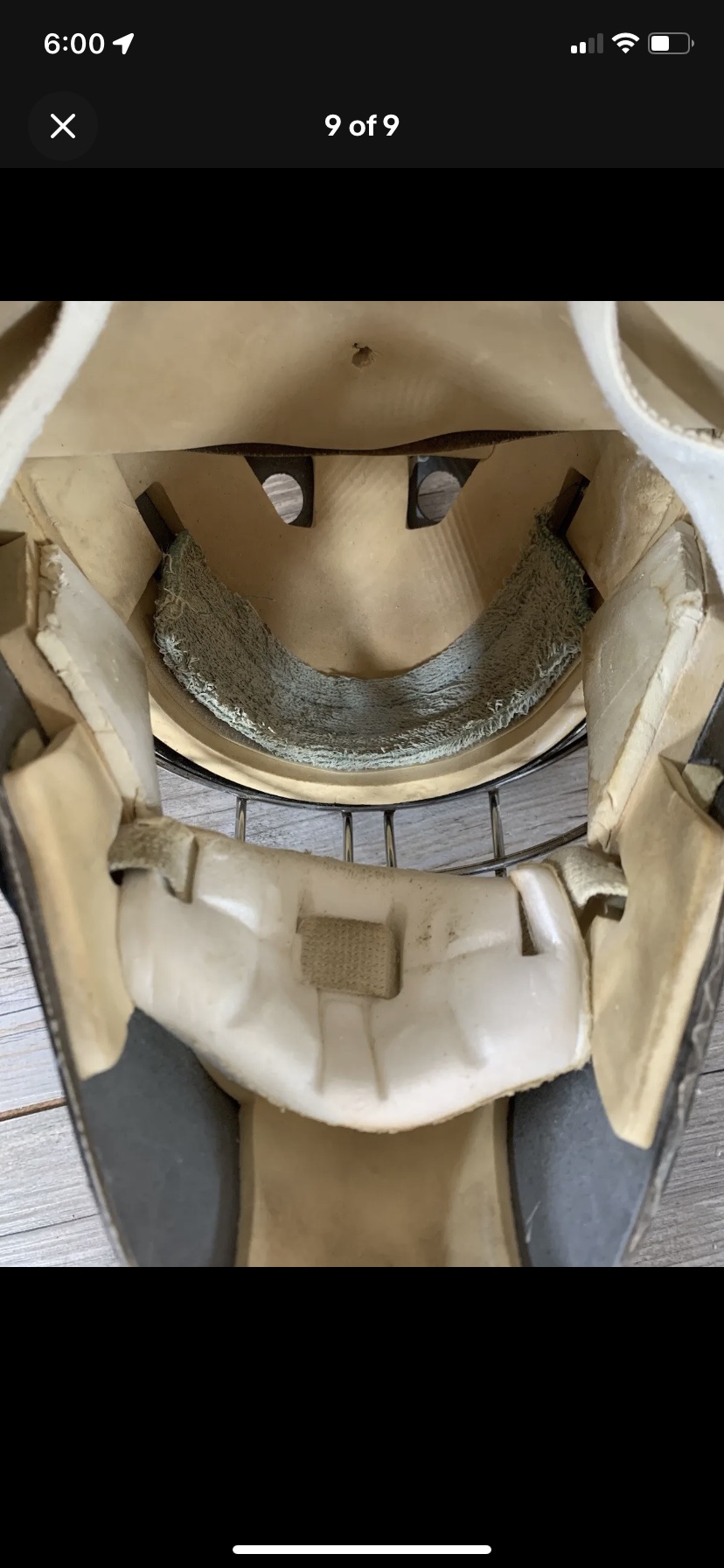 Vintage Custom Painted Eddy Ltd Ice Hockey Roller Goalie Mask Aidan ...