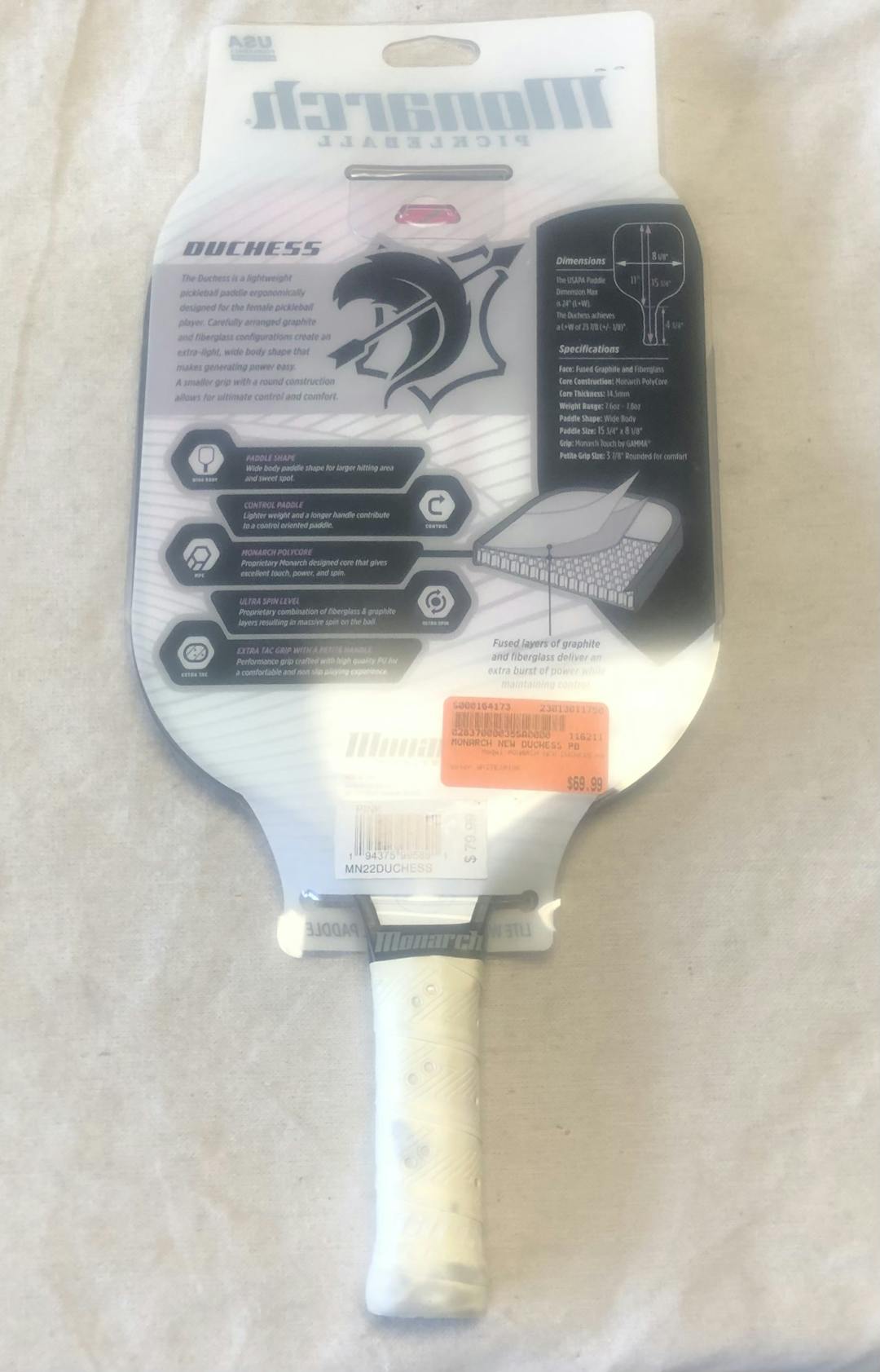 Monarch New Duchess Pickleball Paddle | SidelineSwap