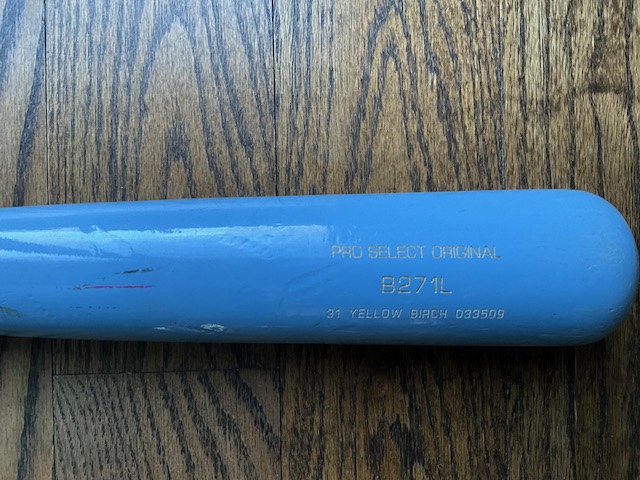 Used B45 B271 31" Yellow Birch Wood Bat in excellent shape | SidelineSwap