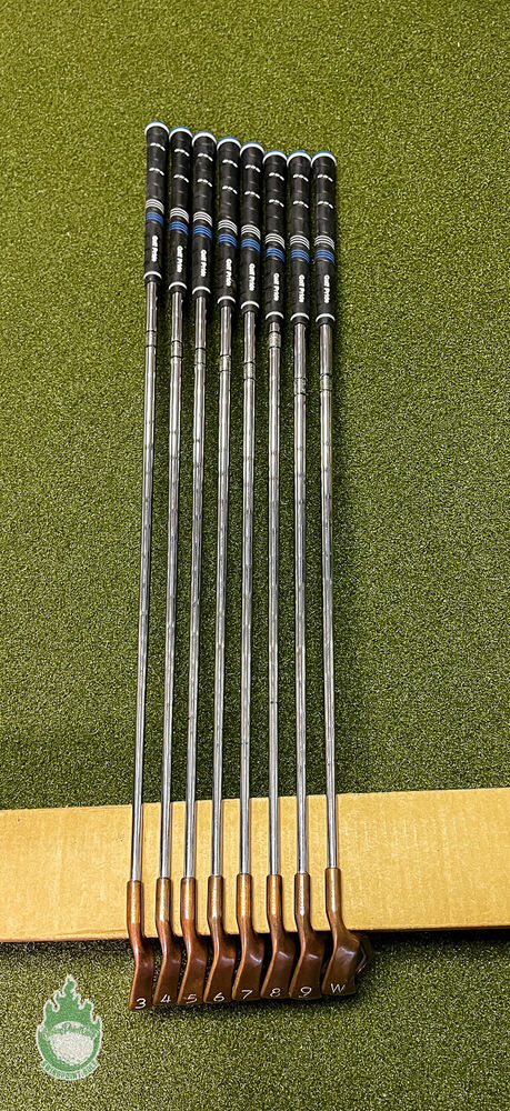 Used RH Ping Black Dot Eye 2 Beryllium Copper Irons 3-PW Stiff Steel Golf Set | SidelineSwap