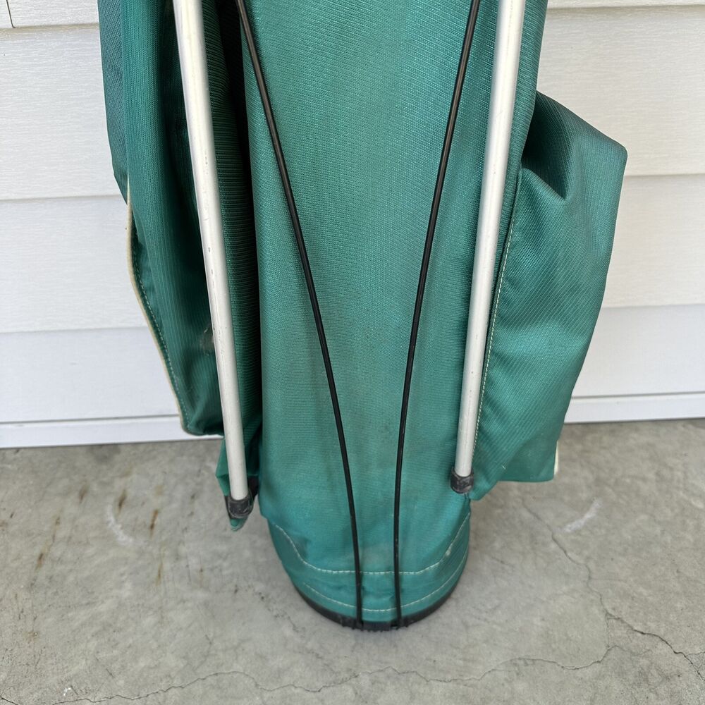 Ping Hoofer Vintage Golf Stand Carry Bag 4 Way Dividers Green Teal ...