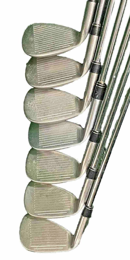 TaylorMade R7 Draw Iron Set 4-PW T-Step 90 Stiff Flex Steel Nice Grips ...