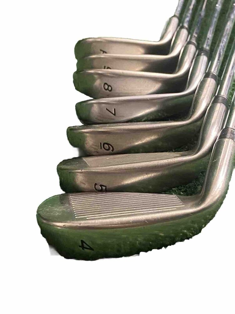 TaylorMade R7 Draw Iron Set 4-PW T-Step 90 Stiff Flex Steel Nice Grips ...