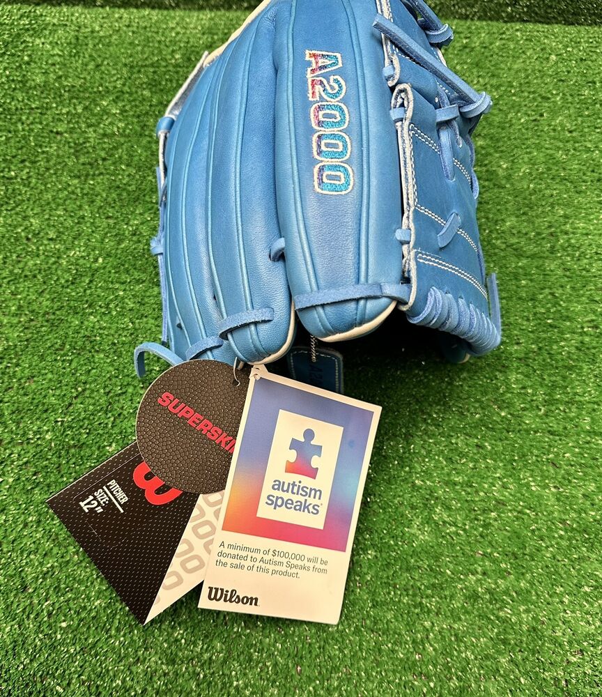 Wilson A2000 B2 12" Autism Awareness Love the Movement Glove Left Hand ...