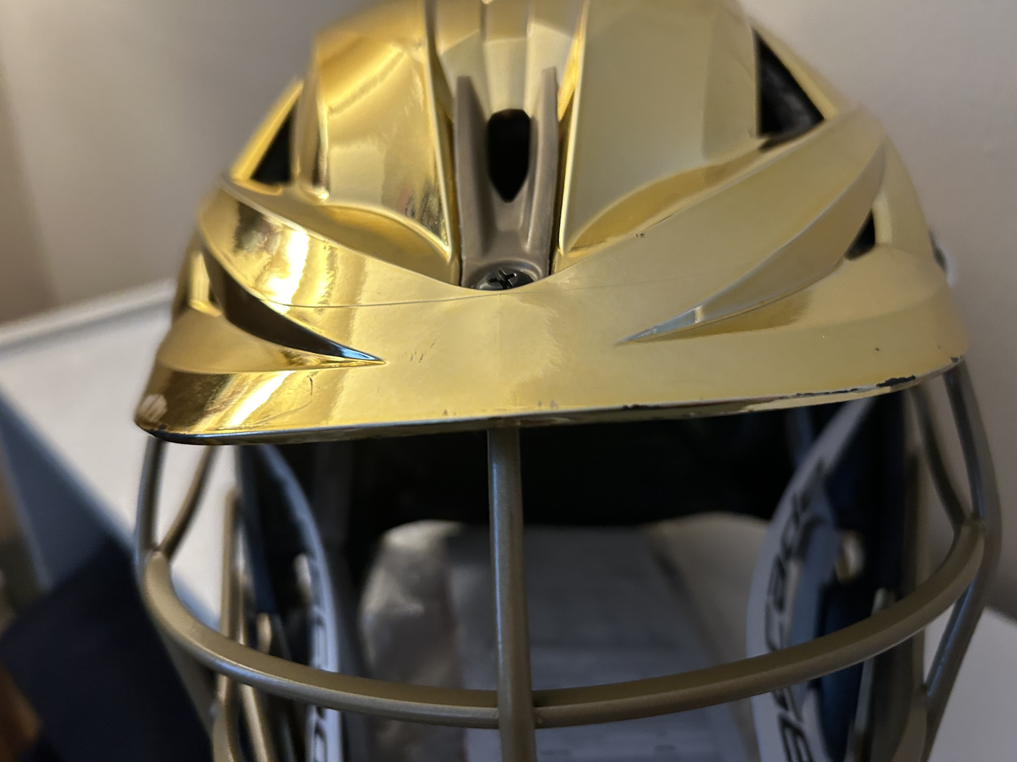 Chrome Gold Cascade XRS Pro Helmet Great Condition | SidelineSwap