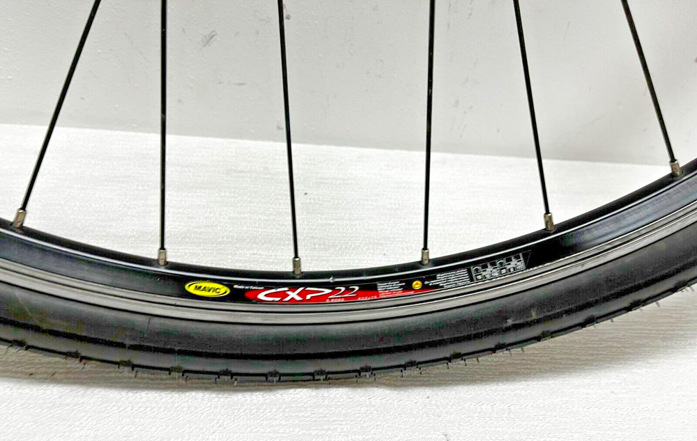 Mavic CXP 22 8-Speed 32-Spoke Black Aluminum 700C Wheelset Gravelking ...