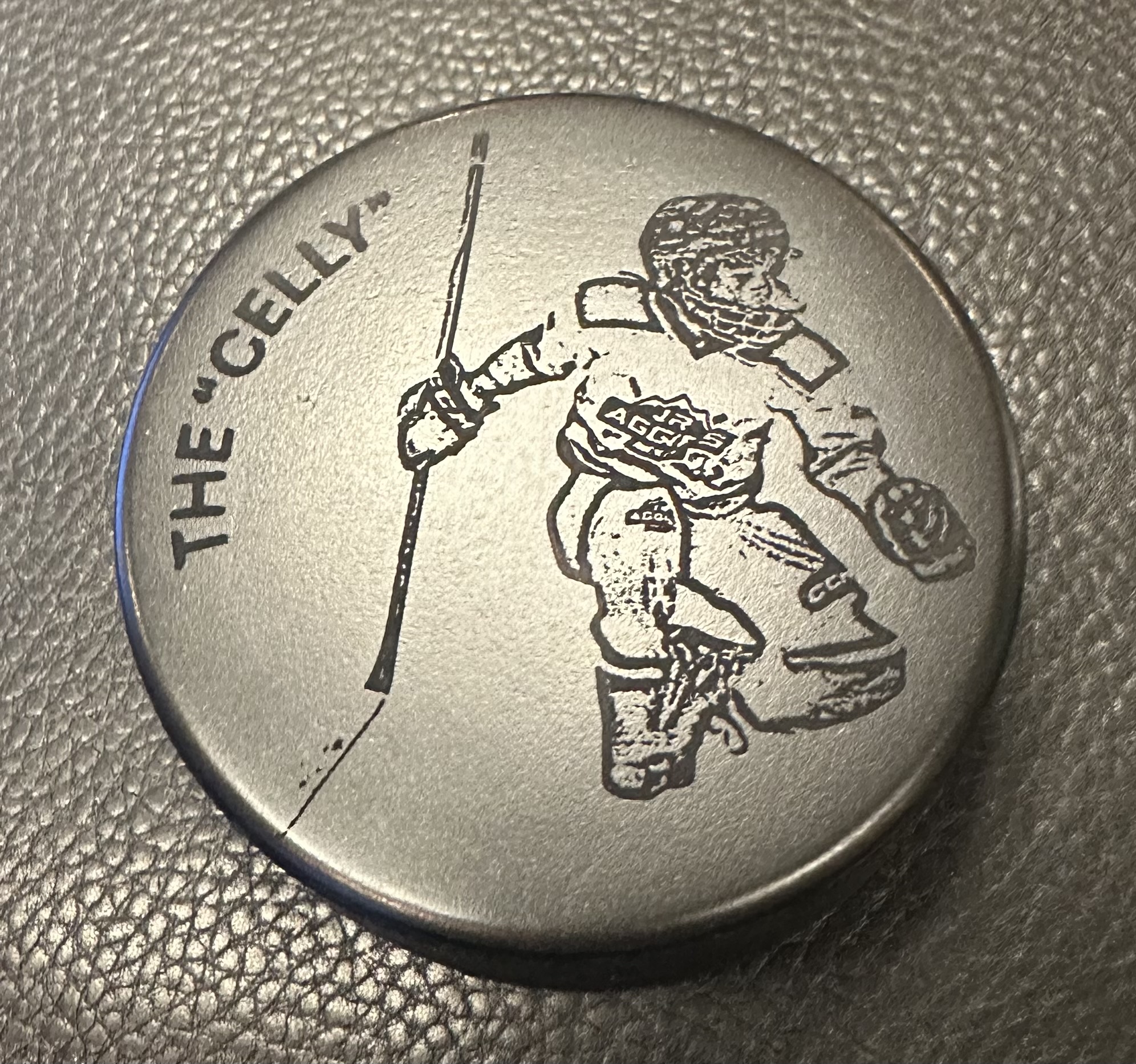 Laser engraved pucks | SidelineSwap