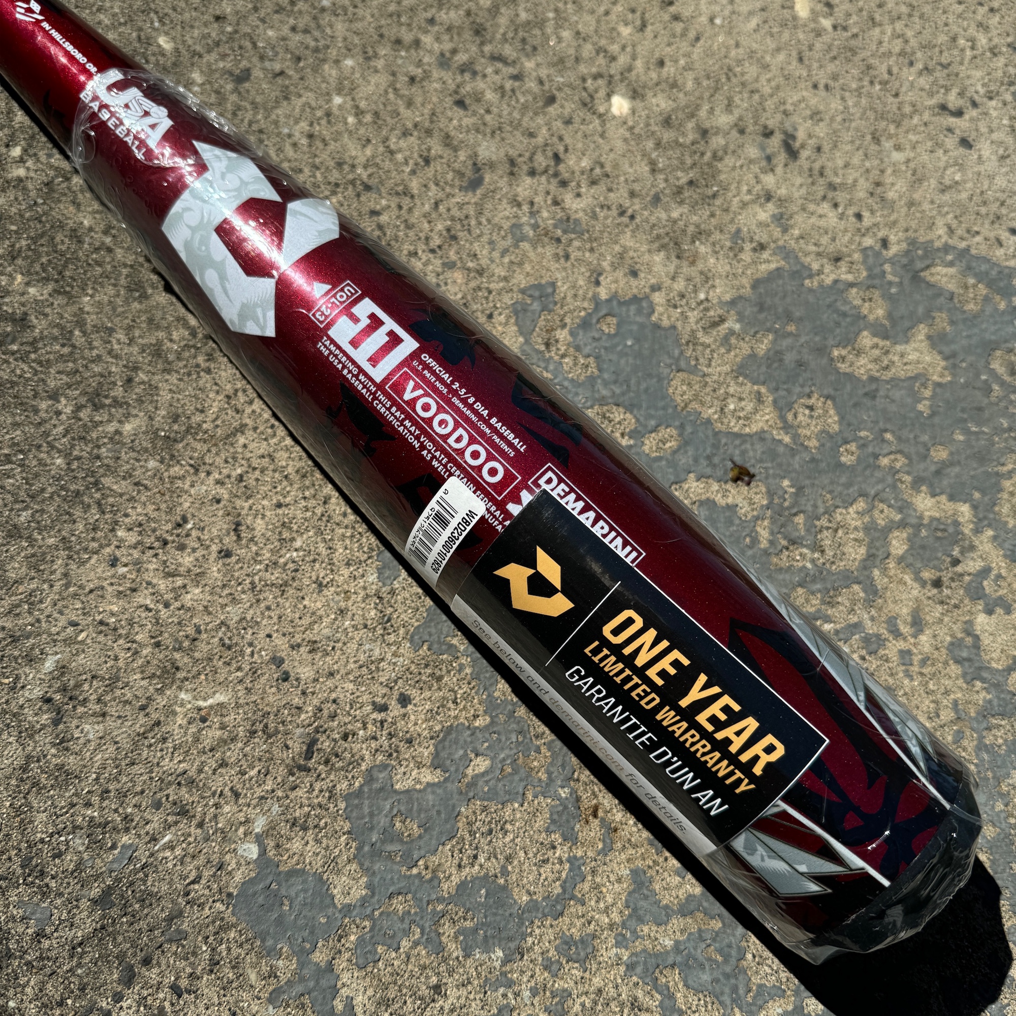 NEW 2023 DeMarini Voodoo One 29/18 (-11) USABat Baseball Bat | SidelineSwap