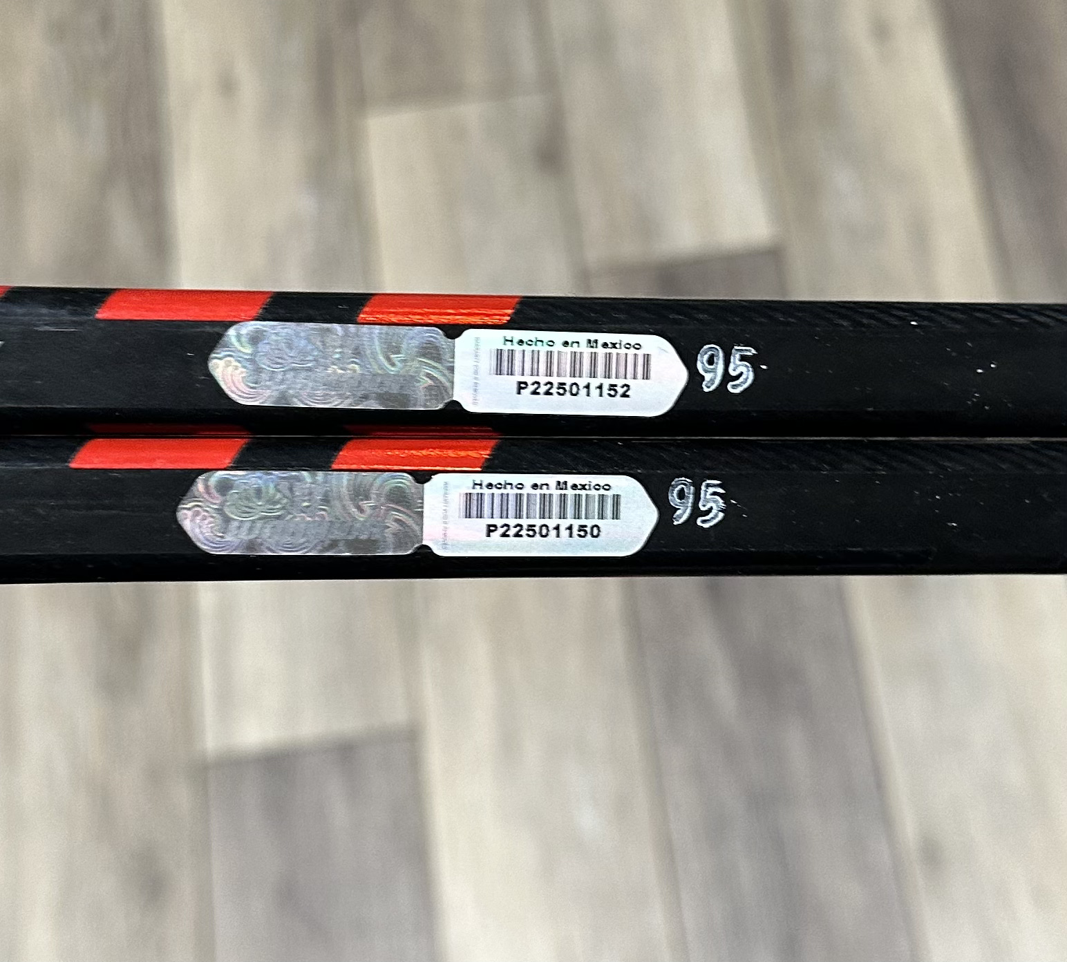 (2-pack) Pro Stock RH Warrior Novium Pro Hockey Stick Custom P28 95 ...
