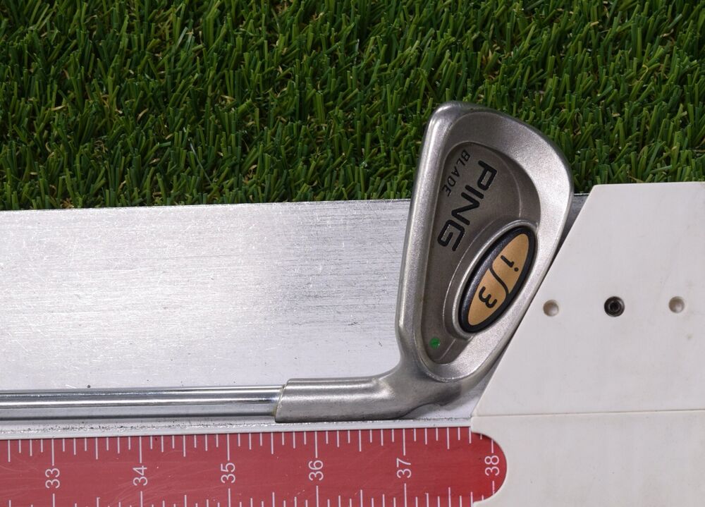 PING BLADE GREEN DOT I3 6-IRON TRI GOLD REGULAR FLEX STEEL SHAFT ...