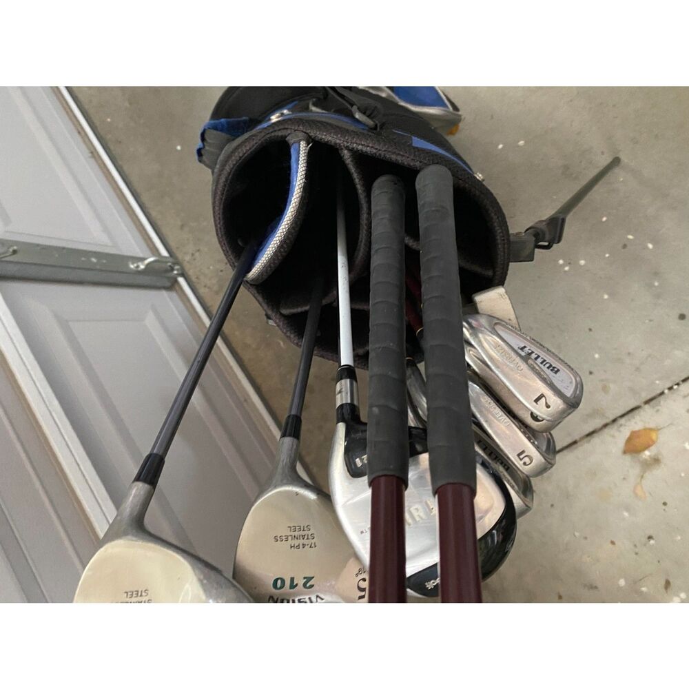 Men's Complete Starter Set with Irons 3-SW, Driver, Woods and Stand Bag ...