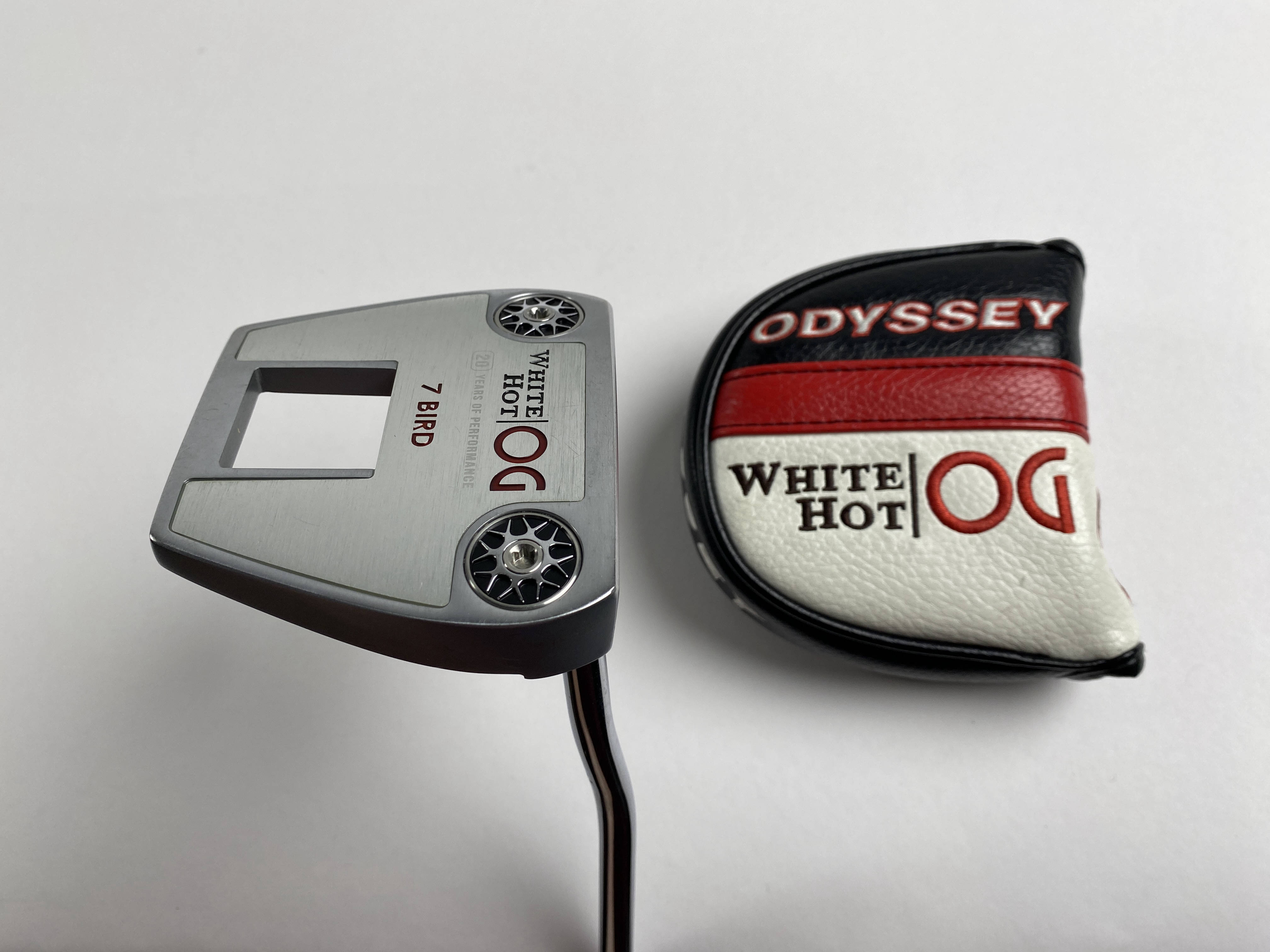 Odyssey White Hot OG LE 7 Bird Putter 38" SuperStroke Flatso 17 Mens RH ...