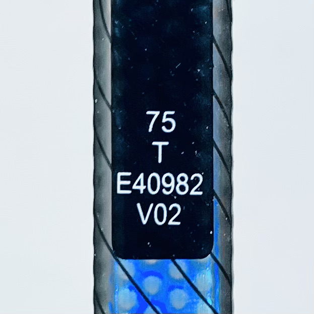 New Custom Silver CCM Ribcore Trigger 8 Pro Hockey Stick-RH-75 Flex ...