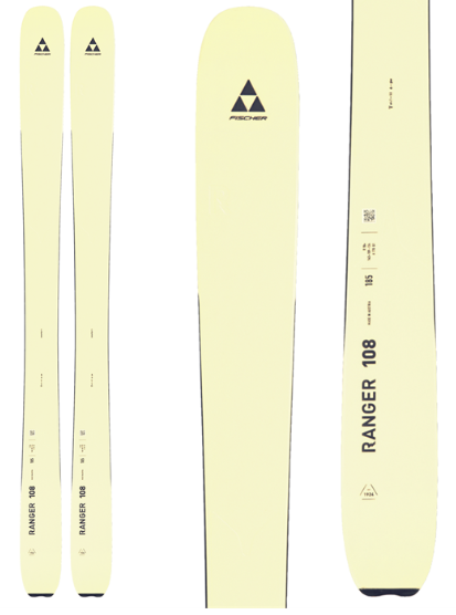 New Fischer 185 cm Ranger 108 22/23 Skis Without Bindings | SidelineSwap