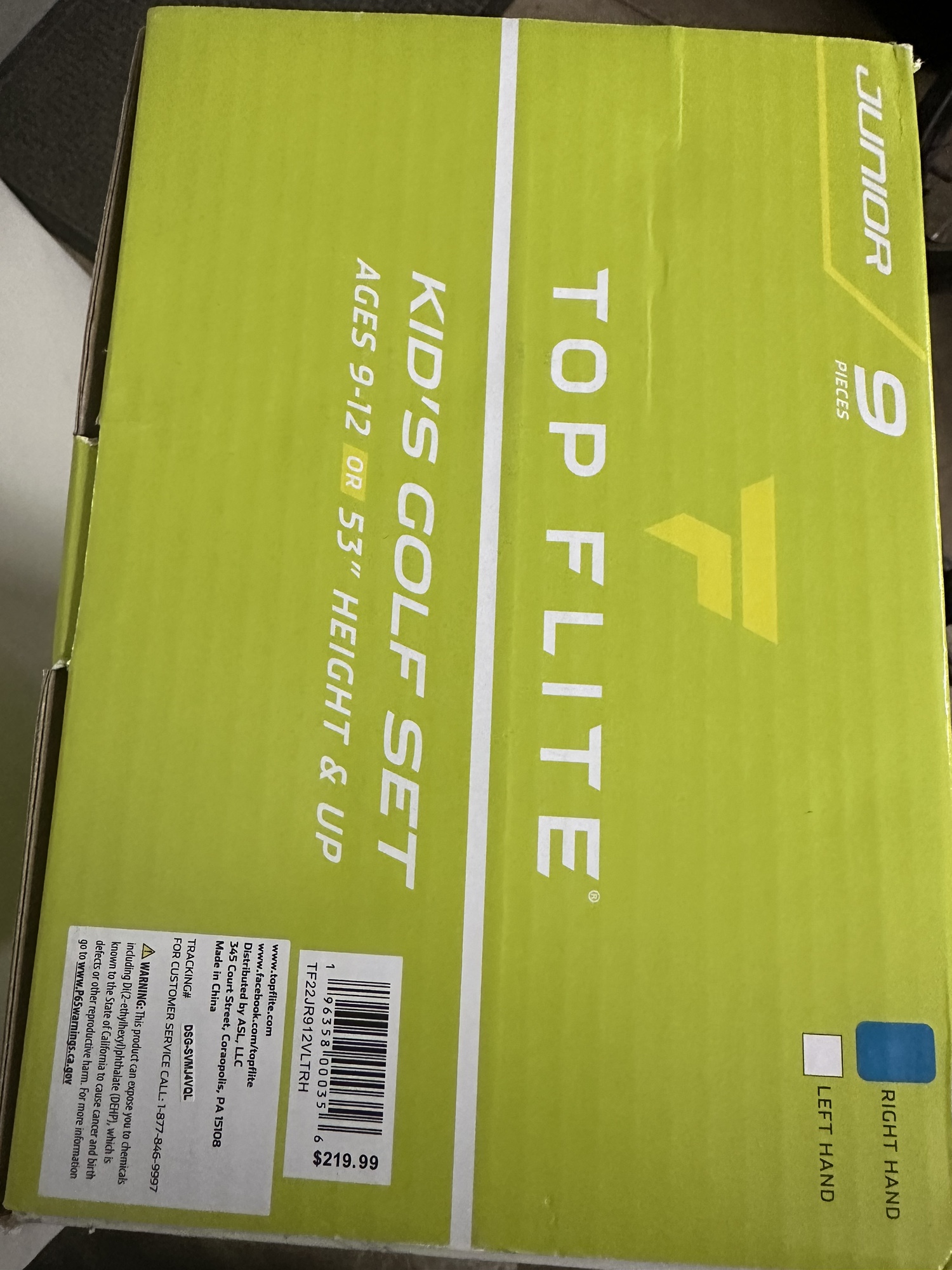 Top Flight Kids Golf Set | SidelineSwap