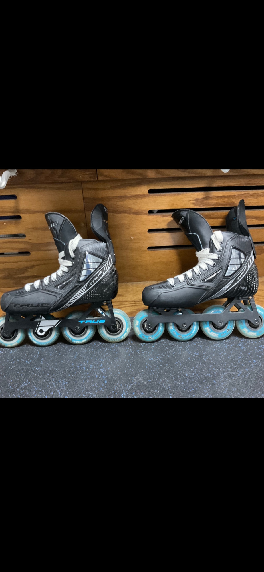 True tf9 custom inline Hockey skates Size 6.5 | SidelineSwap