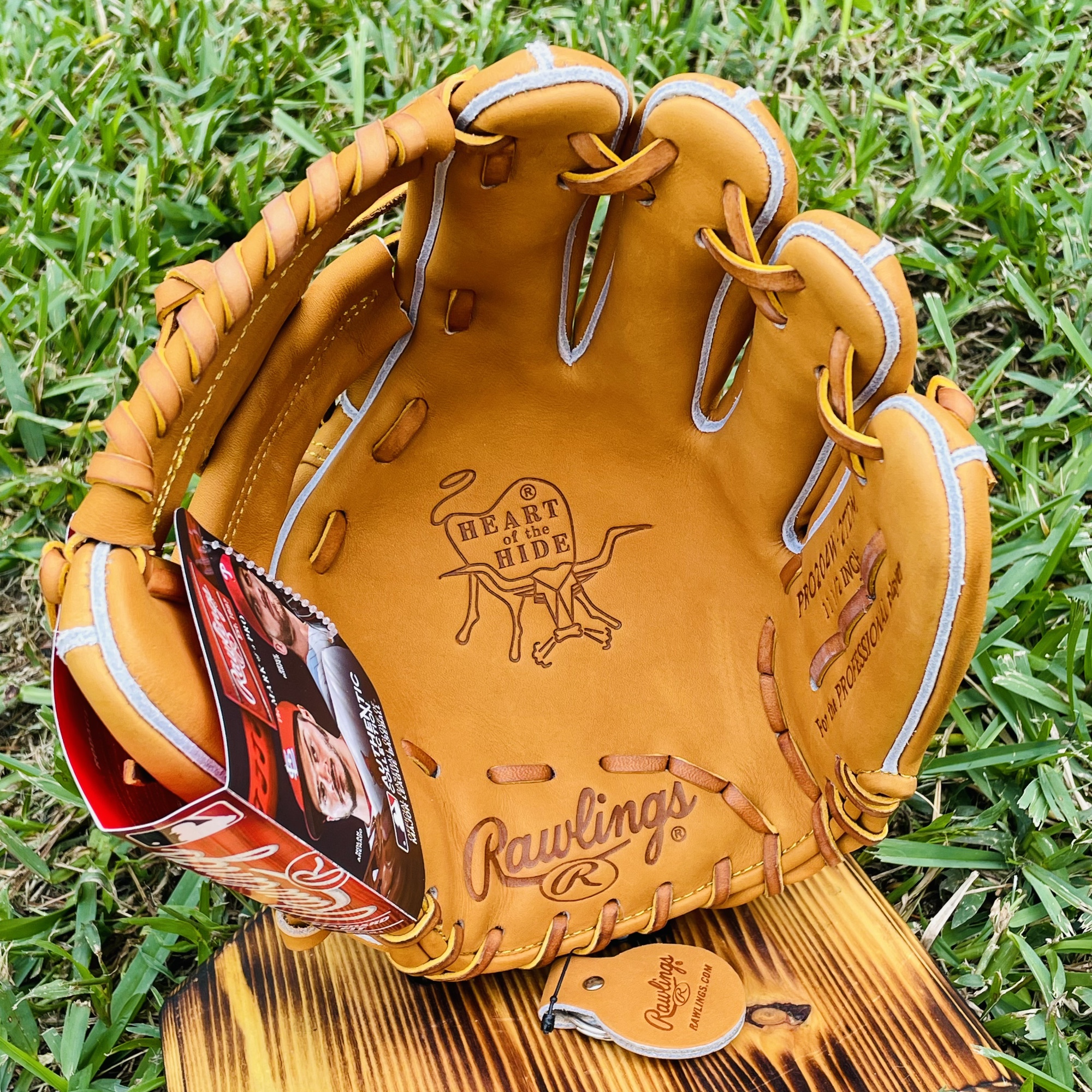 NWT Rawlings Heart of the Hide 11.5" Japan Tan Wingtip Baseball Glove ...