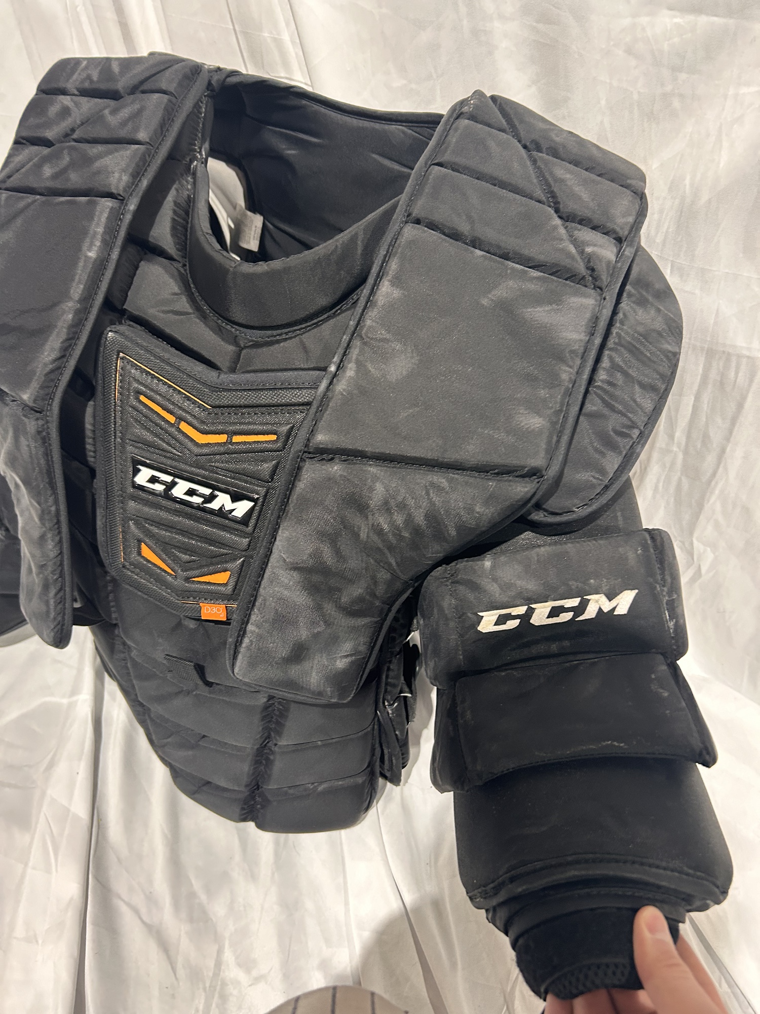 Lightly Used Colorado Avalanche CCM Pro Stock Goalie Chest Protector ...