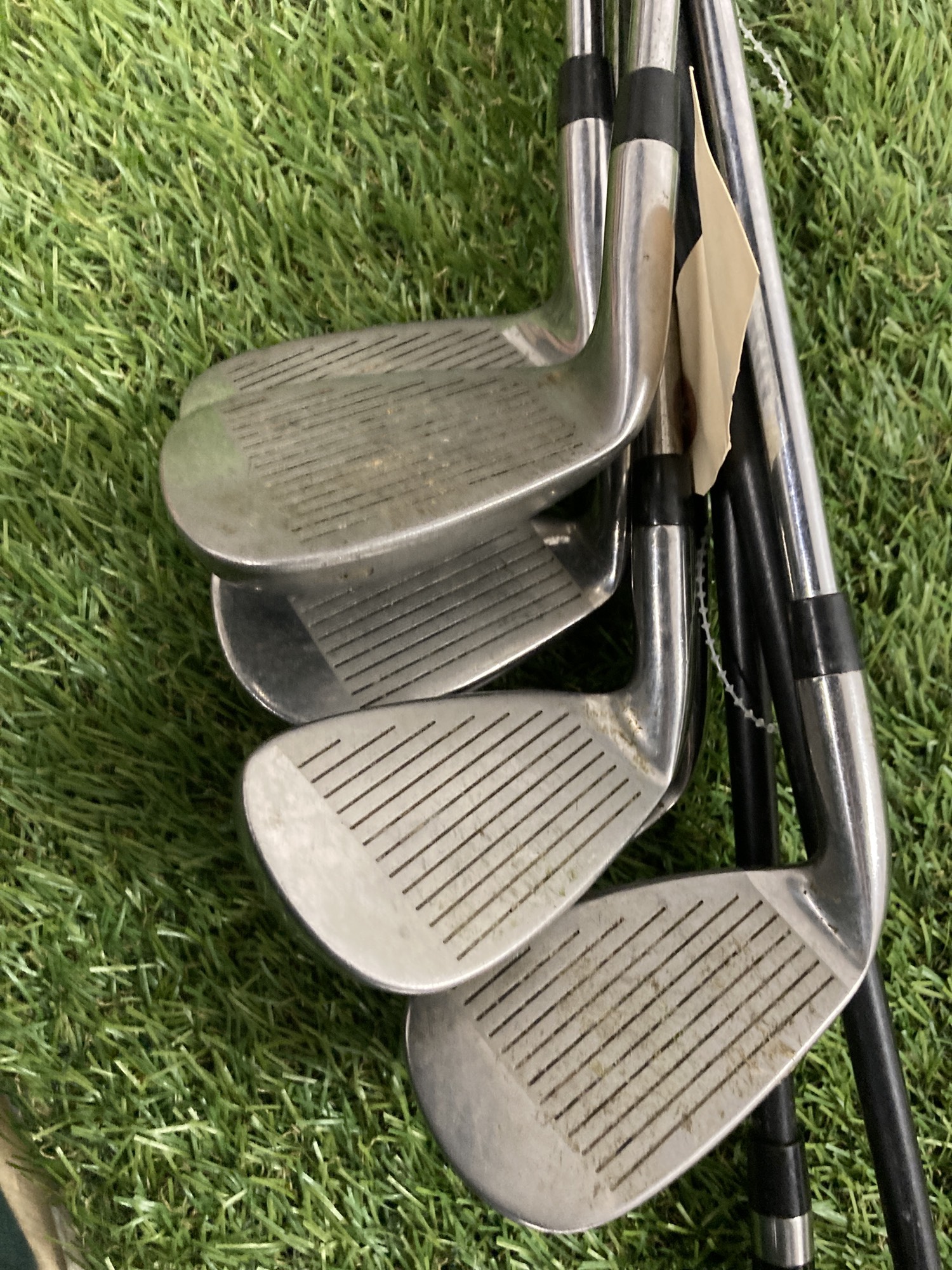 Used Men's Slazenger Right Handed Iron Set Regular Flex Steel Shaft ...