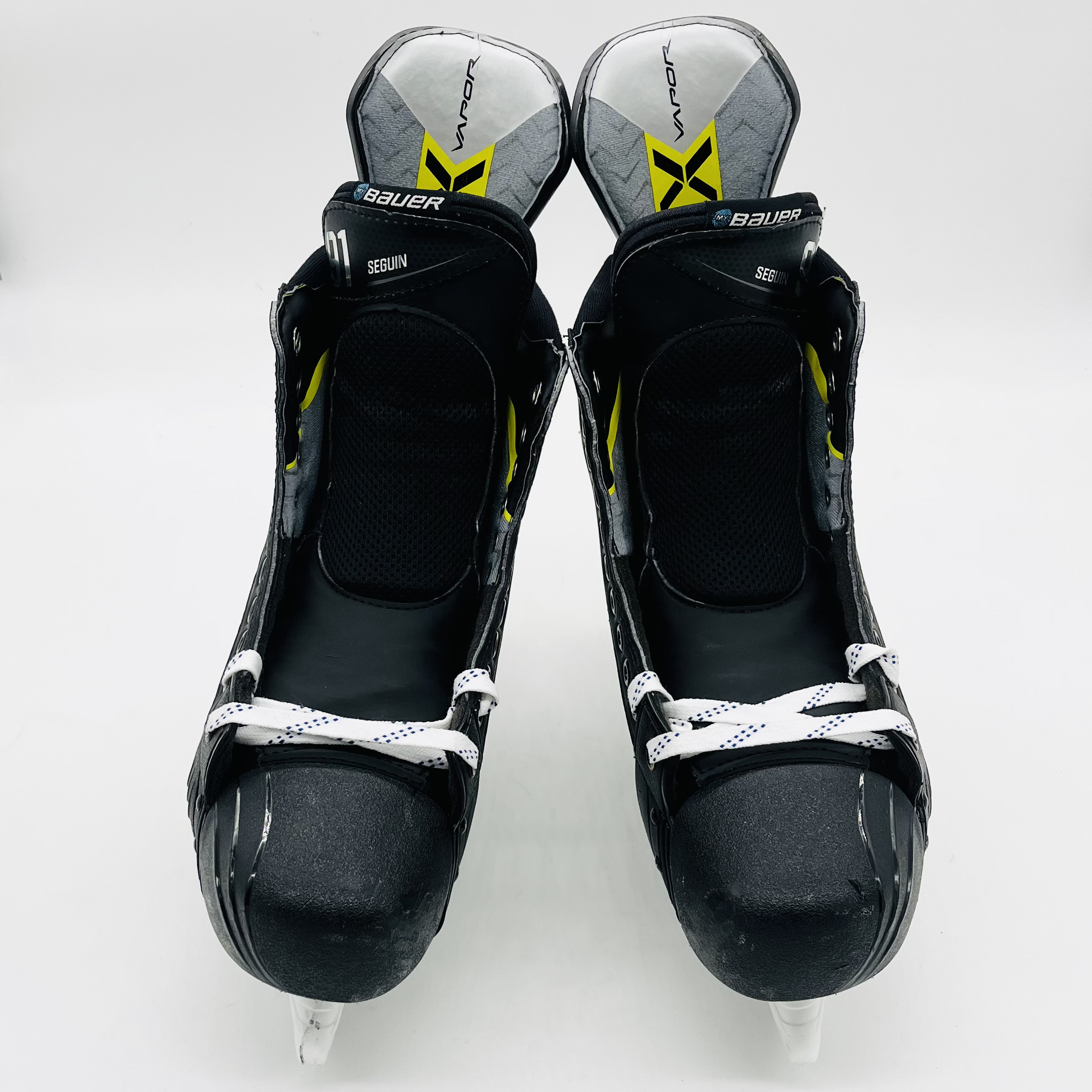 Custom Green Tyler Seguin Bauer Vapor Hyperlite 2 Hockey Skates R:11 1/ ...