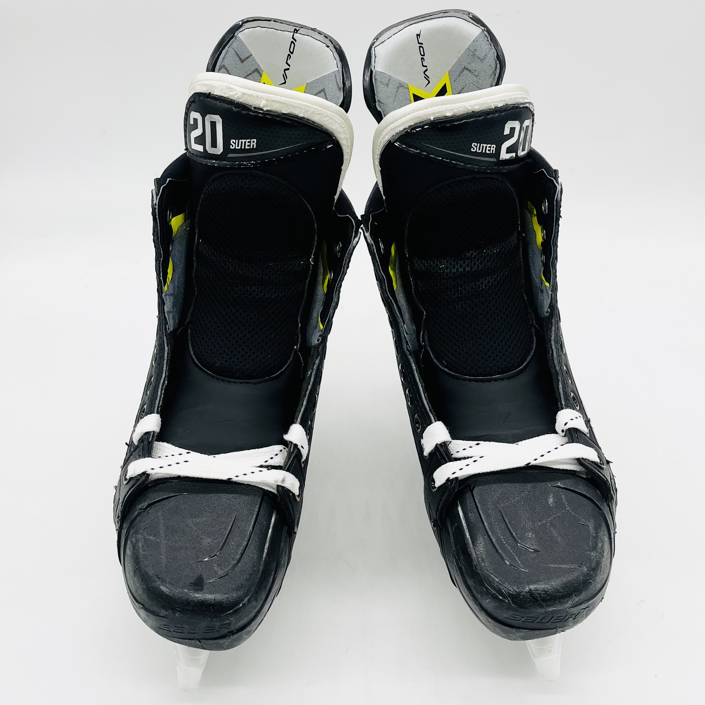 Custom Black Bauer Vapor Hyperlite 2 Hockey Skates- 9 1/2 D/A-280 ...