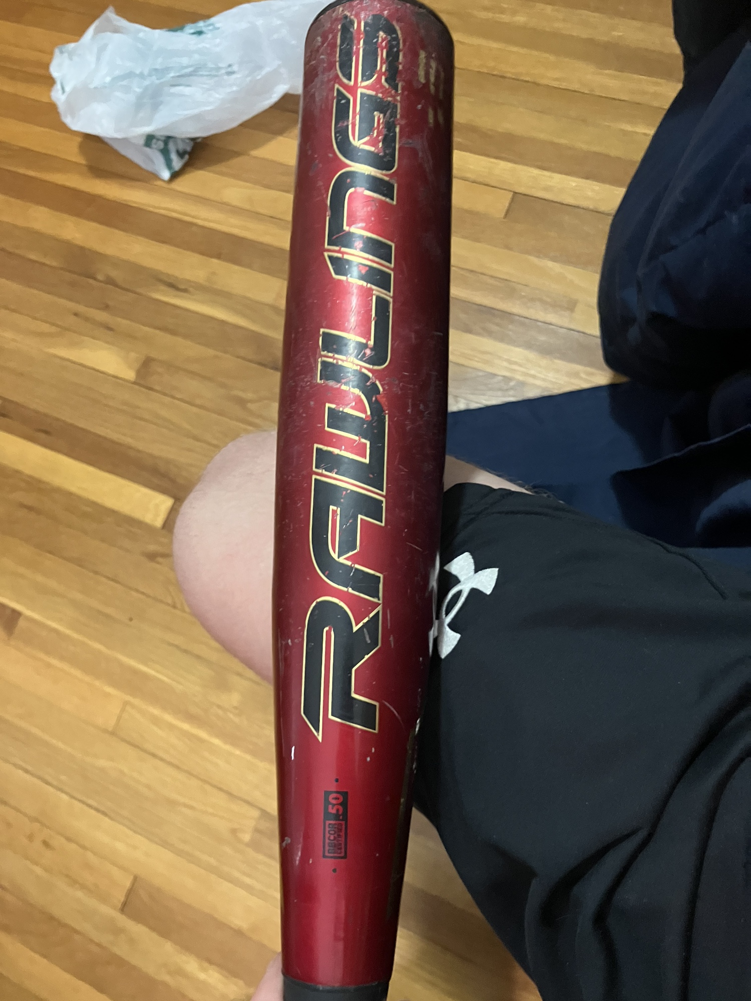 Used 2020 Rawlings BBCOR Certified Composite 28 oz 31" Quatro Pro Bat ...
