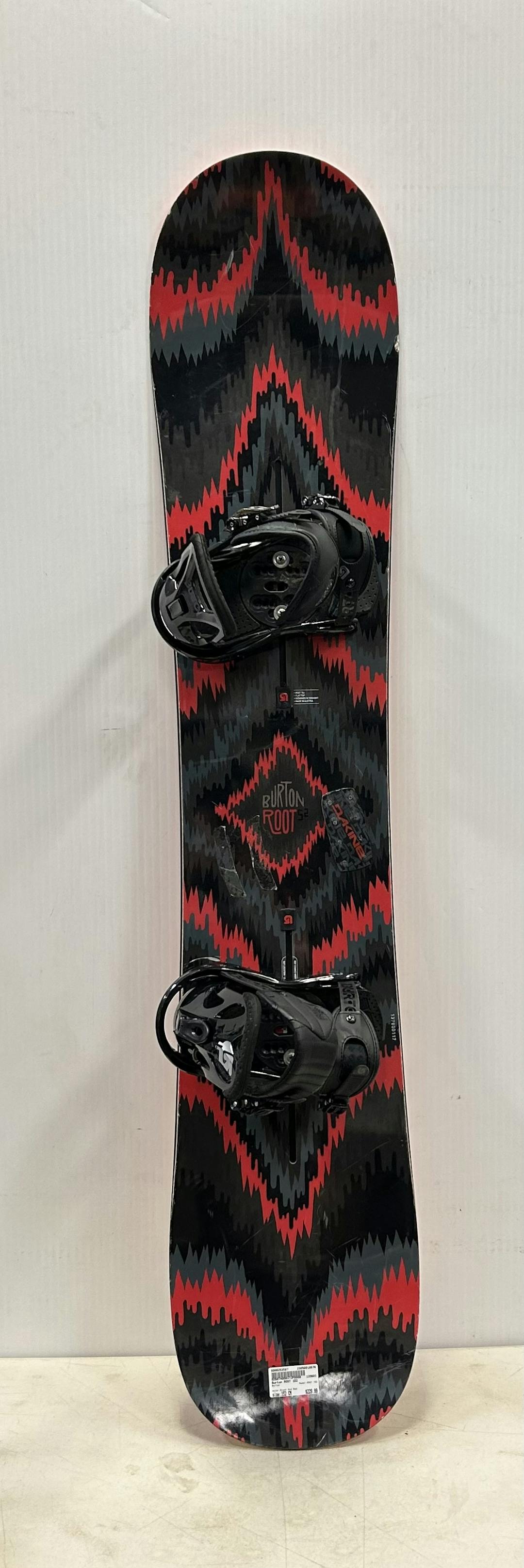 Used Burton Root 152 152 Cm Men's Snowboard Combo | SidelineSwap