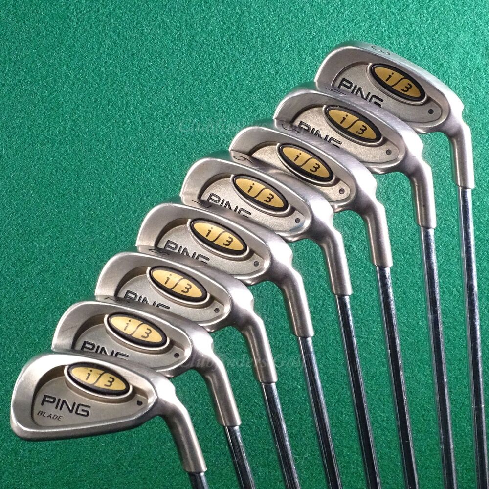 Ping i3 Blade Black Dot 3-PW Iron Set True Temper TT Lite XL Steel Regular | SidelineSwap