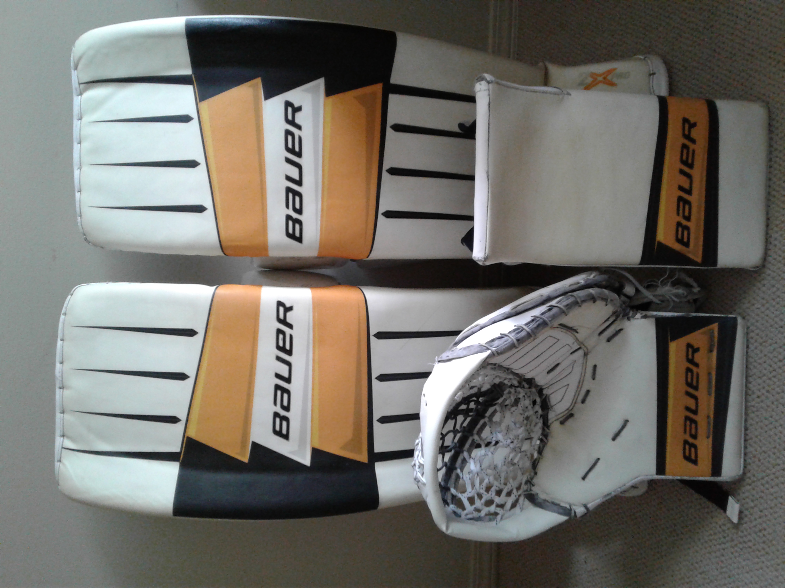 Used 35" Bauer Regular Vapor 2X Pro Goalie Full Set PRO RETURN ...