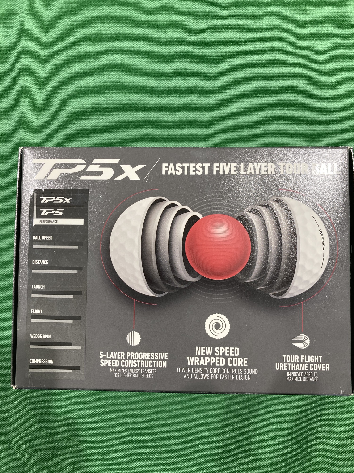 White New TaylorMade TP5X Balls 12 Pack (1 Dozen) | SidelineSwap
