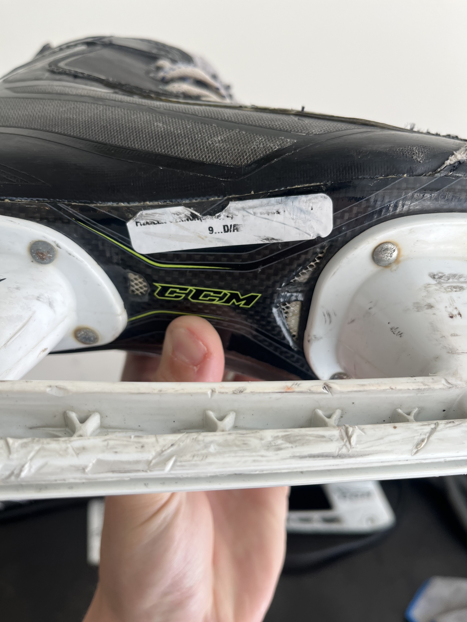 Used CCM Regular Width Pro Stock 9 RibCor 50K Hockey Skates | SidelineSwap