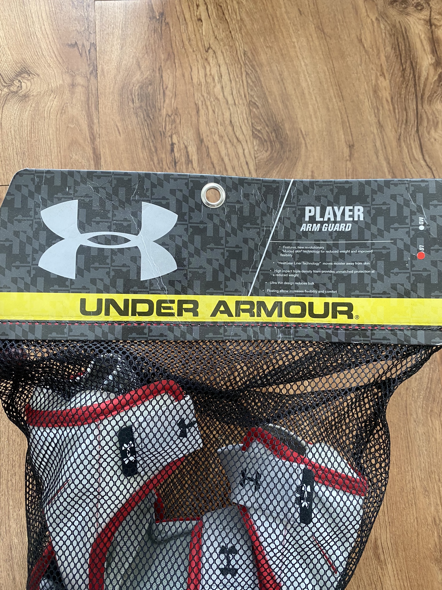 New Red Adult Under Armour Spectre Arm Pads | SidelineSwap