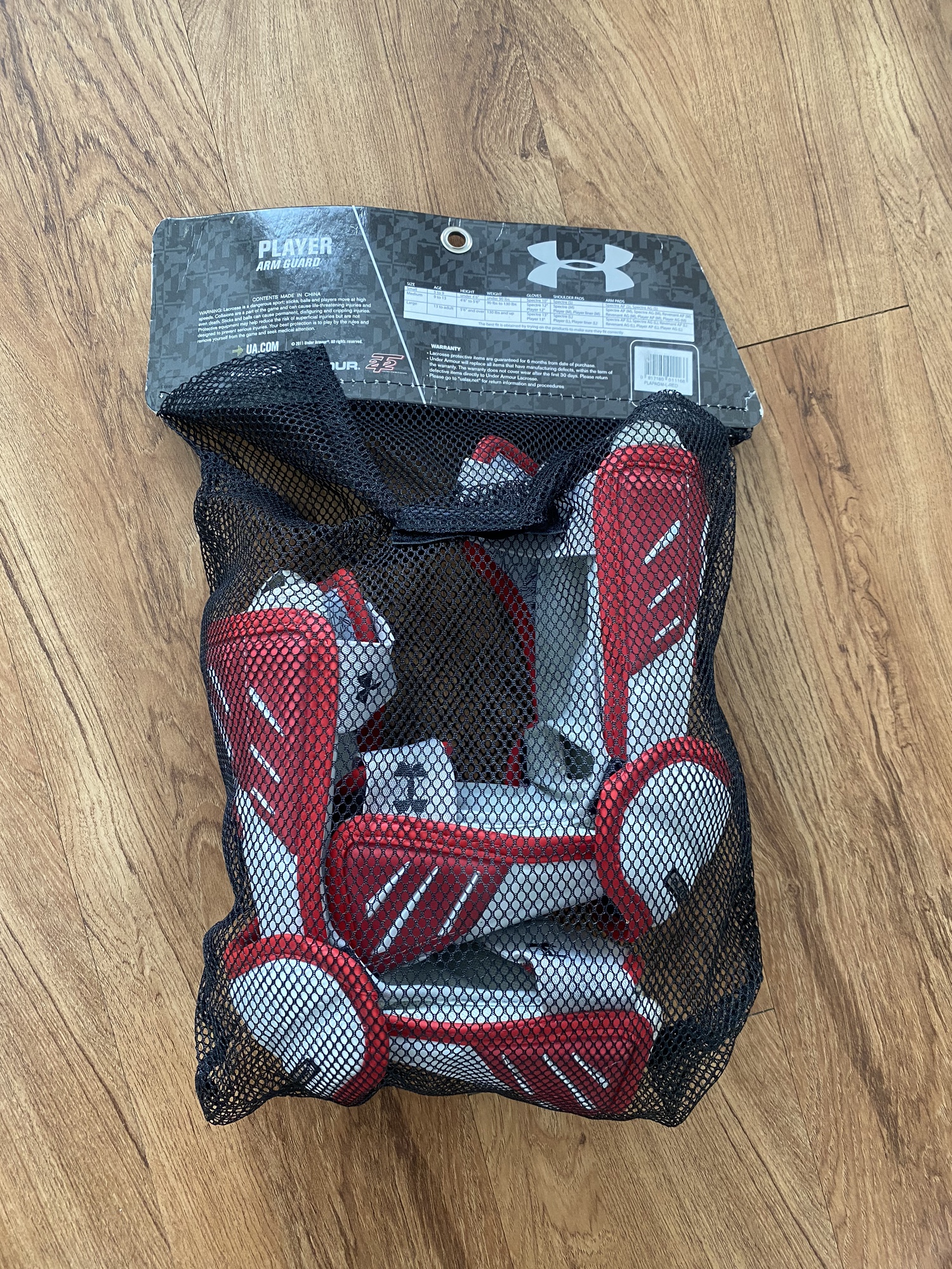 New Red Adult Under Armour Spectre Arm Pads | SidelineSwap