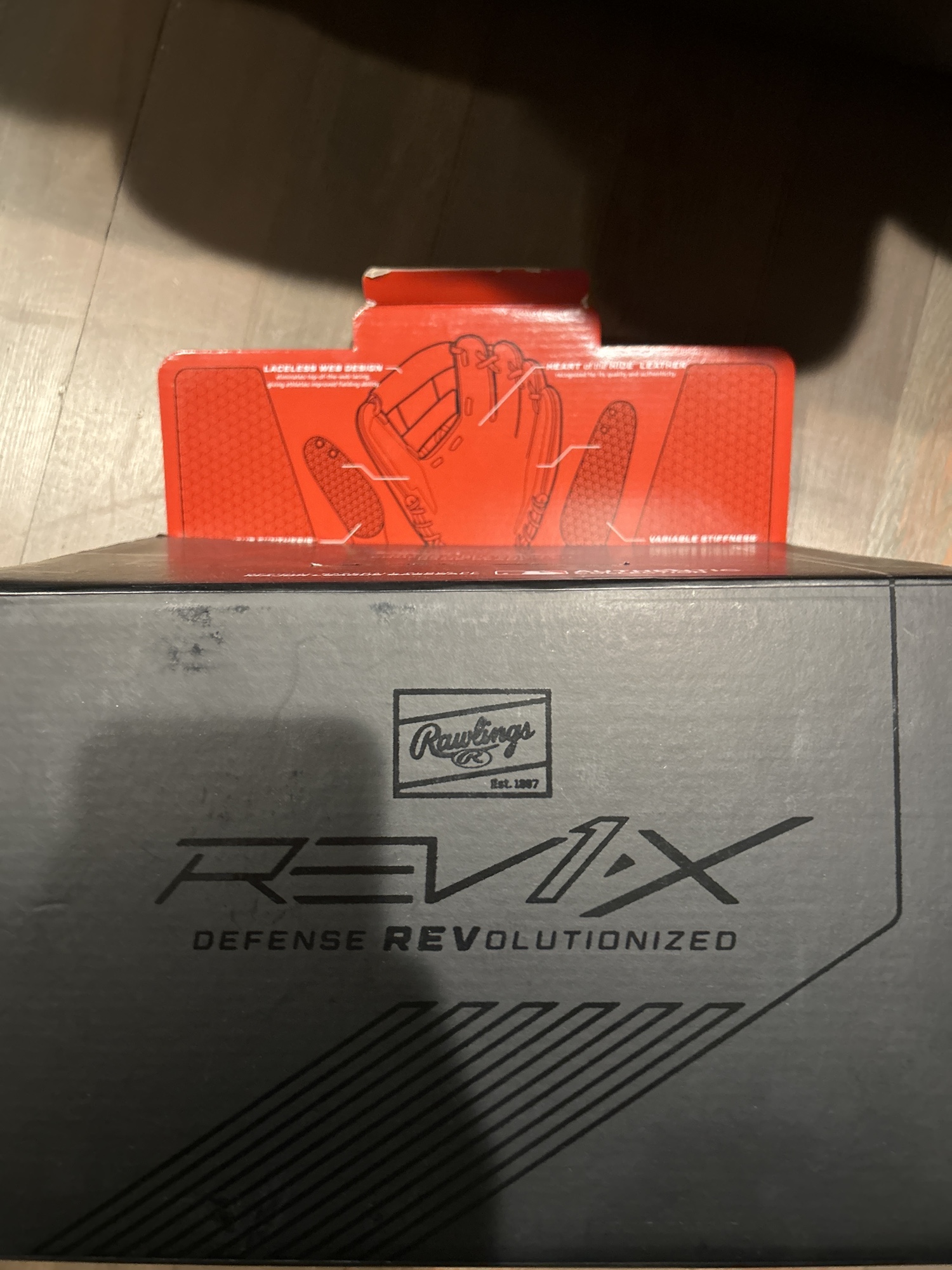 New Rawlings 12.75 REV1X Outfield Glove With Original Rev1x box ...