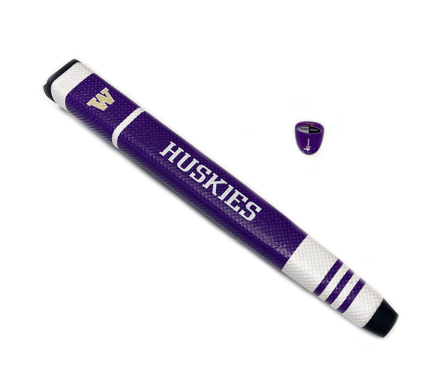 NEW Team Golf Washington Huskies Purple/White Jumbo Putter Grip w/Ball ...