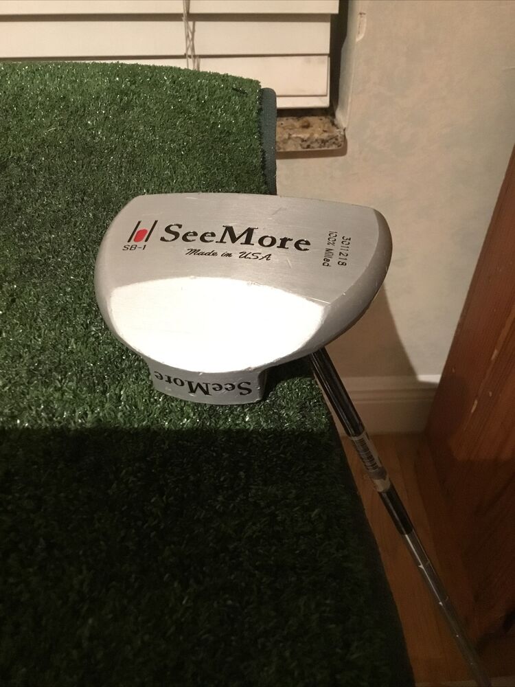 SeeMore SB-1 100% Milled Putter 34 Inches (RH) Center Shafted ...