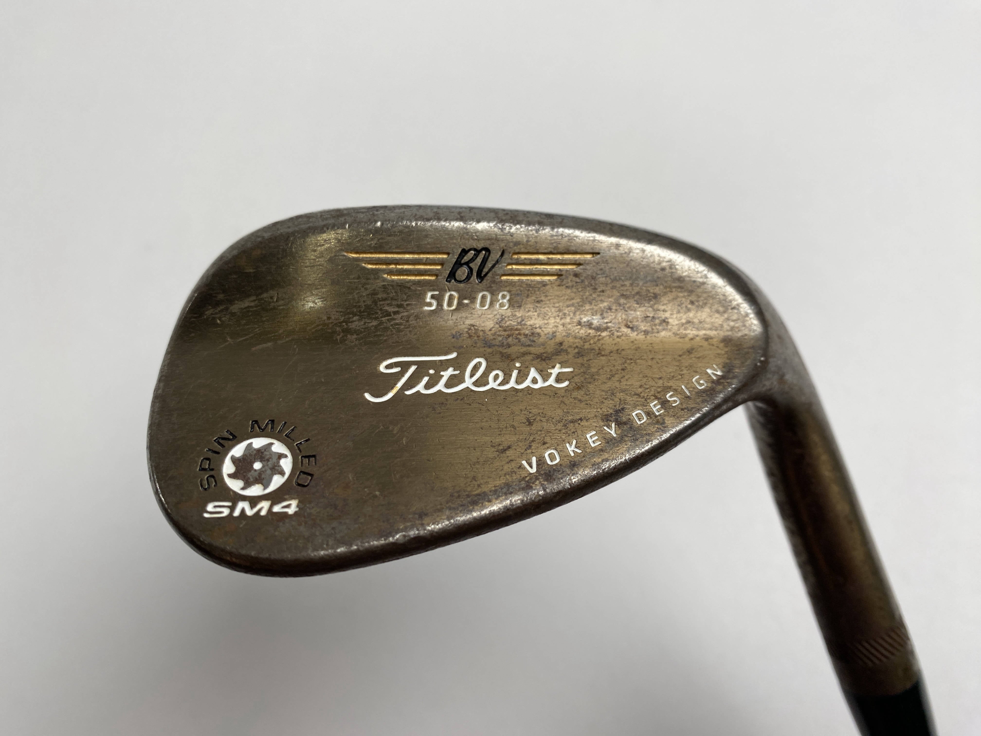 Titleist Vokey Spin Milled SM4 Oil Can 50* 8 Wedge Steel Mens RH Midsize Grip | SidelineSwap