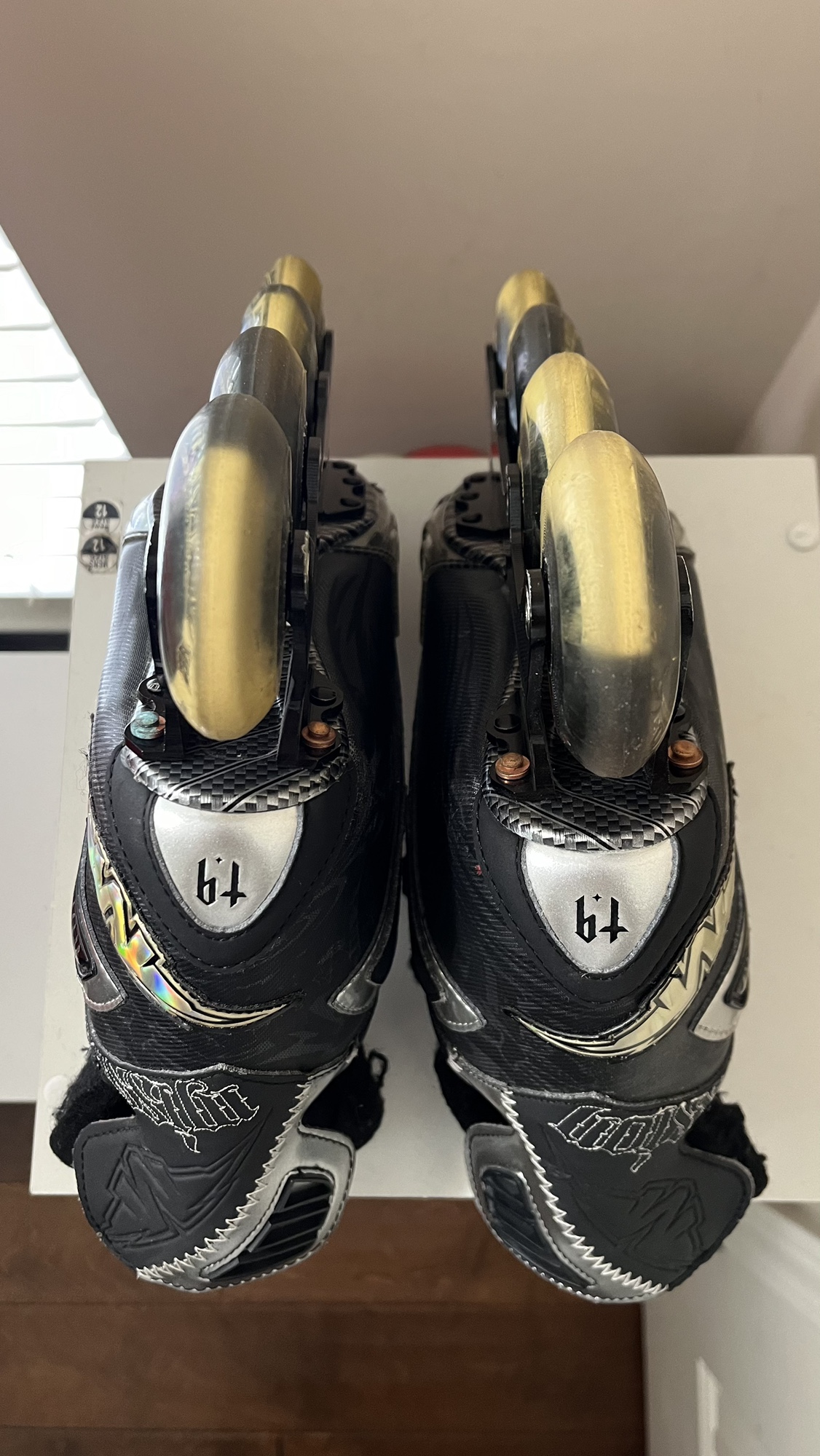*RARE Mission Axiom T9 Inline Roller Hockey Skates Size 5E | SidelineSwap