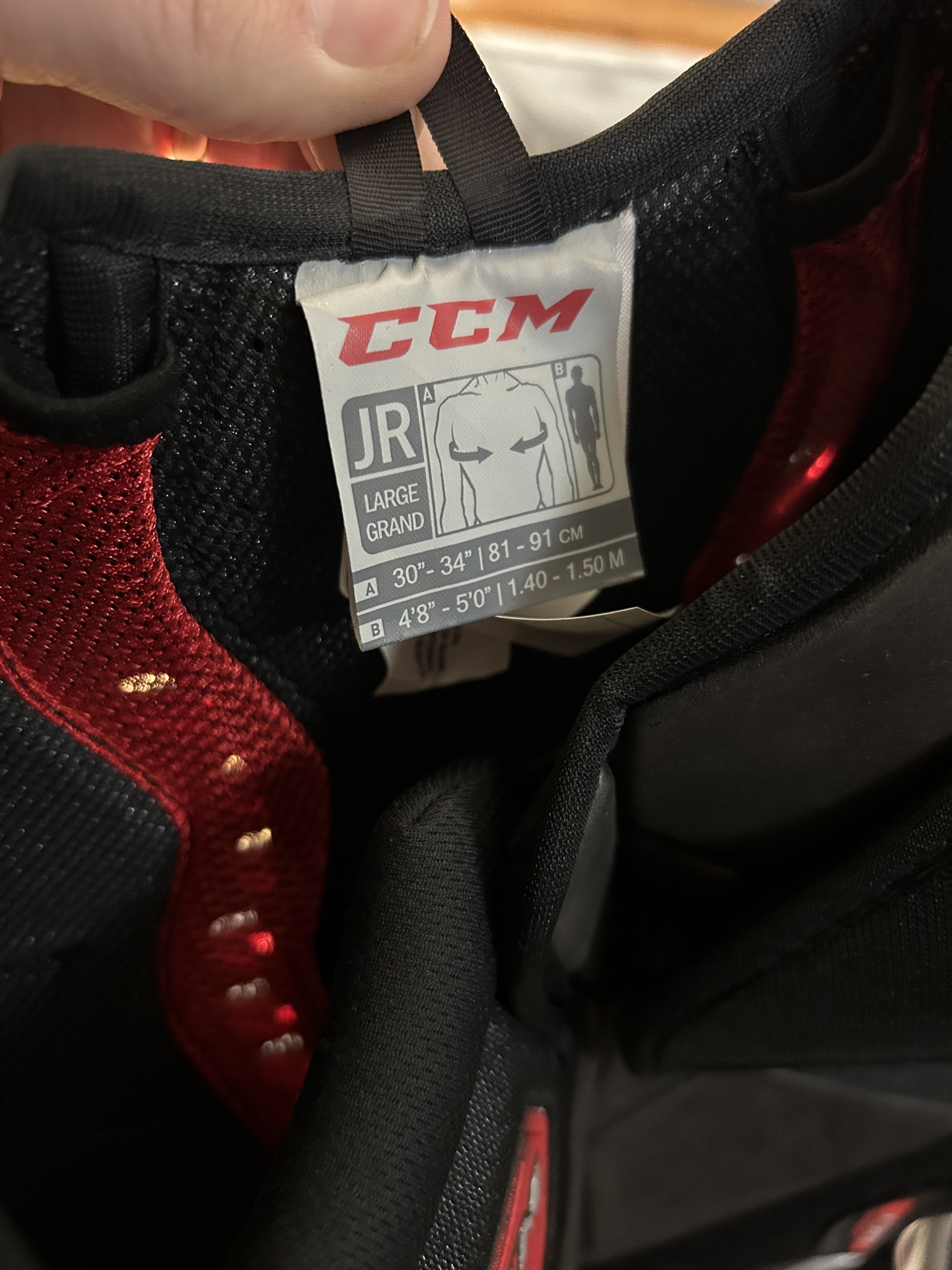 Junior Small CCM RBZ Shoulder Pads | SidelineSwap