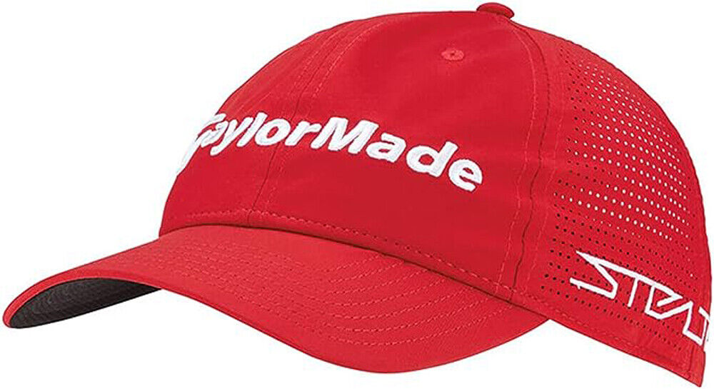 NEW TaylorMade Tour Litetech TP5/Stealth 2 Red Adjustable Golf Hat/Cap ...