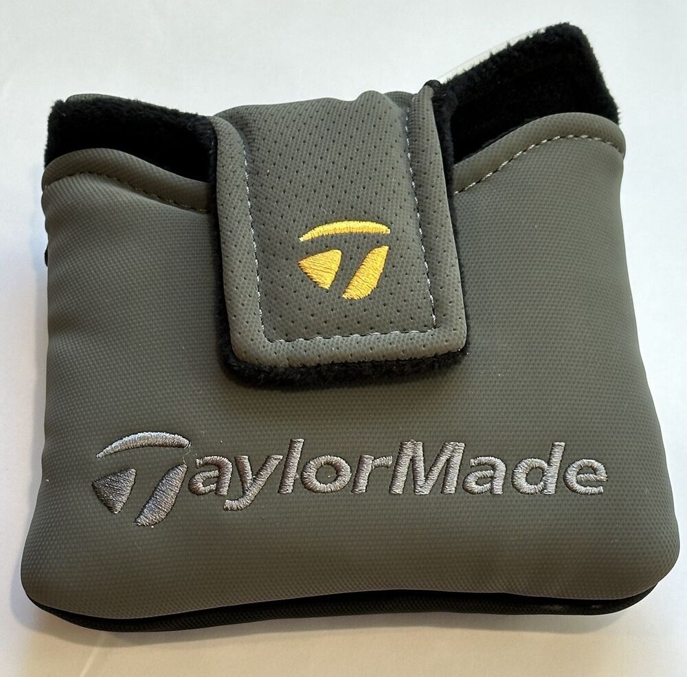 TaylorMade Spider Mallet Putter Cover Headcover Gray/Black/Yellow ...