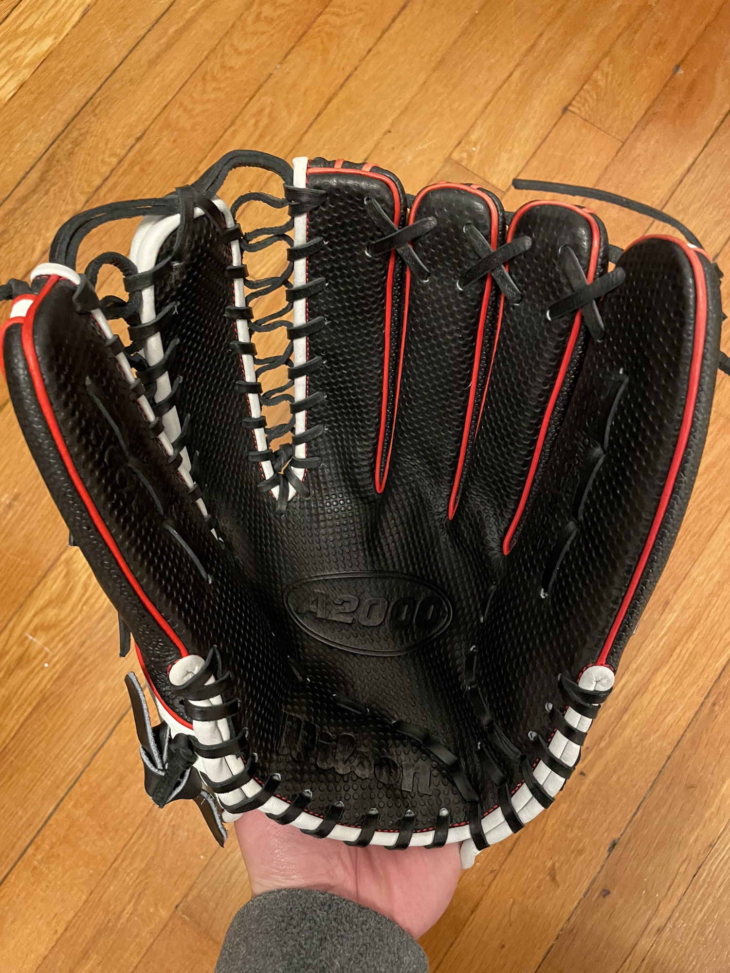 New 2023 Wilson A2000 12.75 outfielder Black/Red With SPIN CONTROL and ...