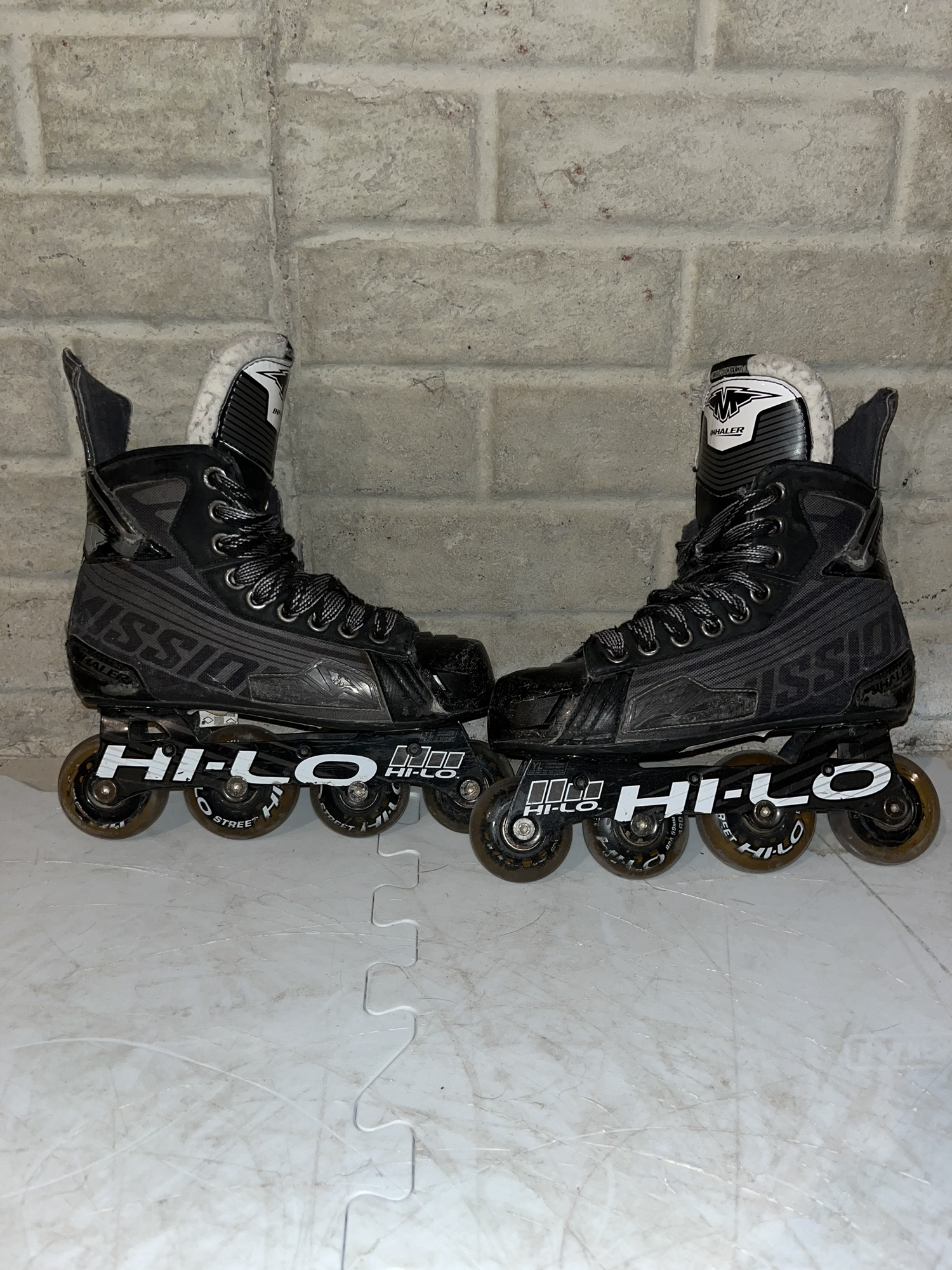 Used Mission Regular Width Size 3 Inhaler FZ-1 Inline Skates | SidelineSwap