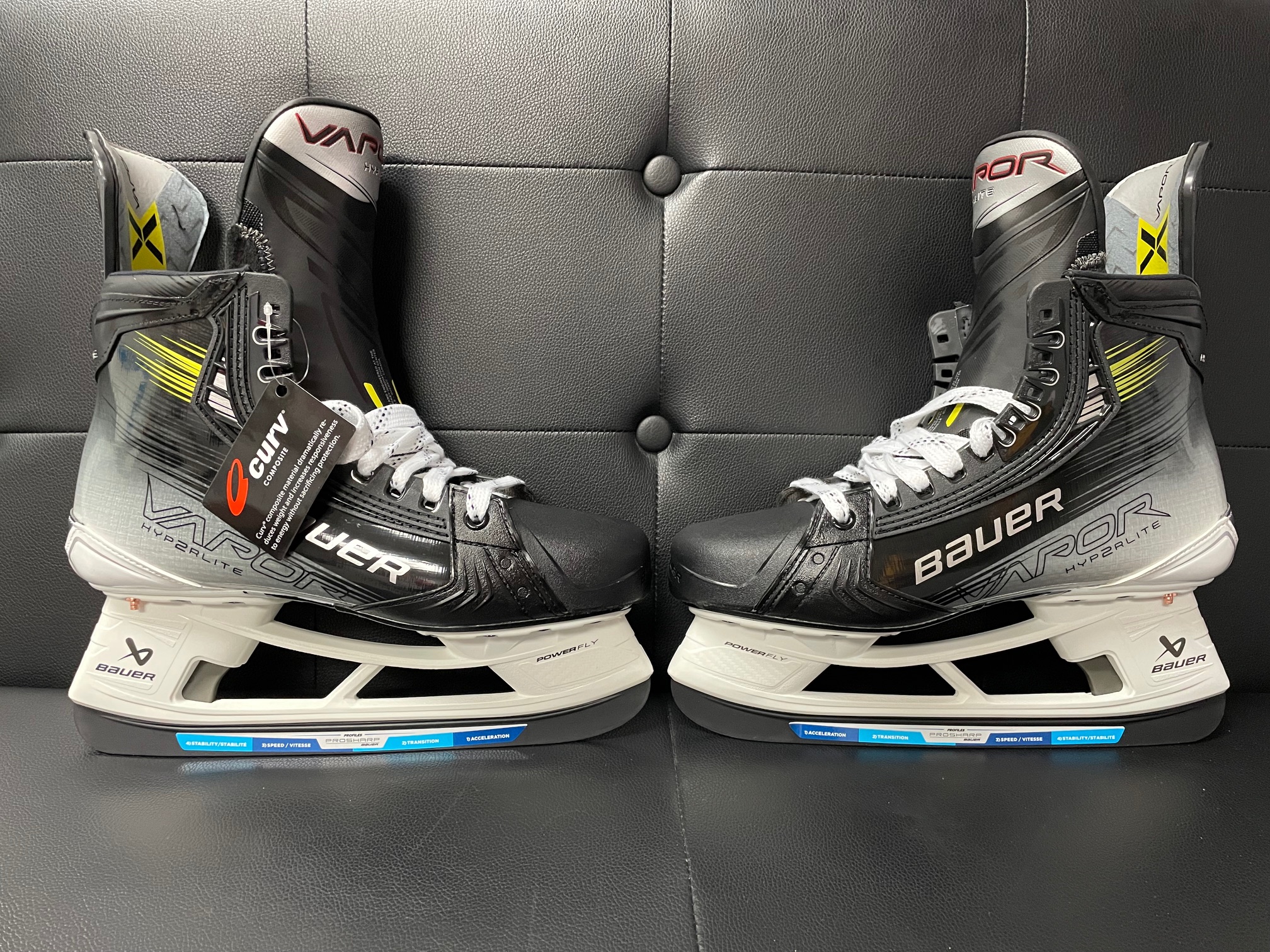 NEW Bauer Vapor Hyperlite 2 (HYP2RLITE) Hockey Skates Size 9.5 Fit 2 ...