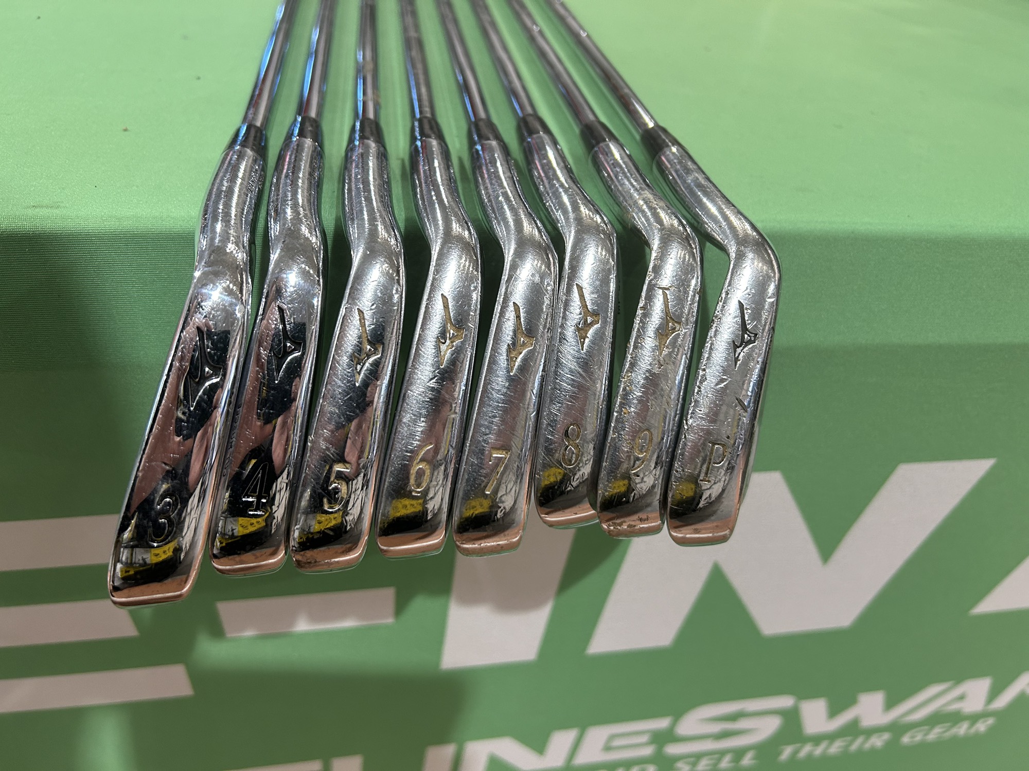 Used Mizuno MP-07 Right Handed Iron Set (3i-9i, PW, Stiff Flex ...