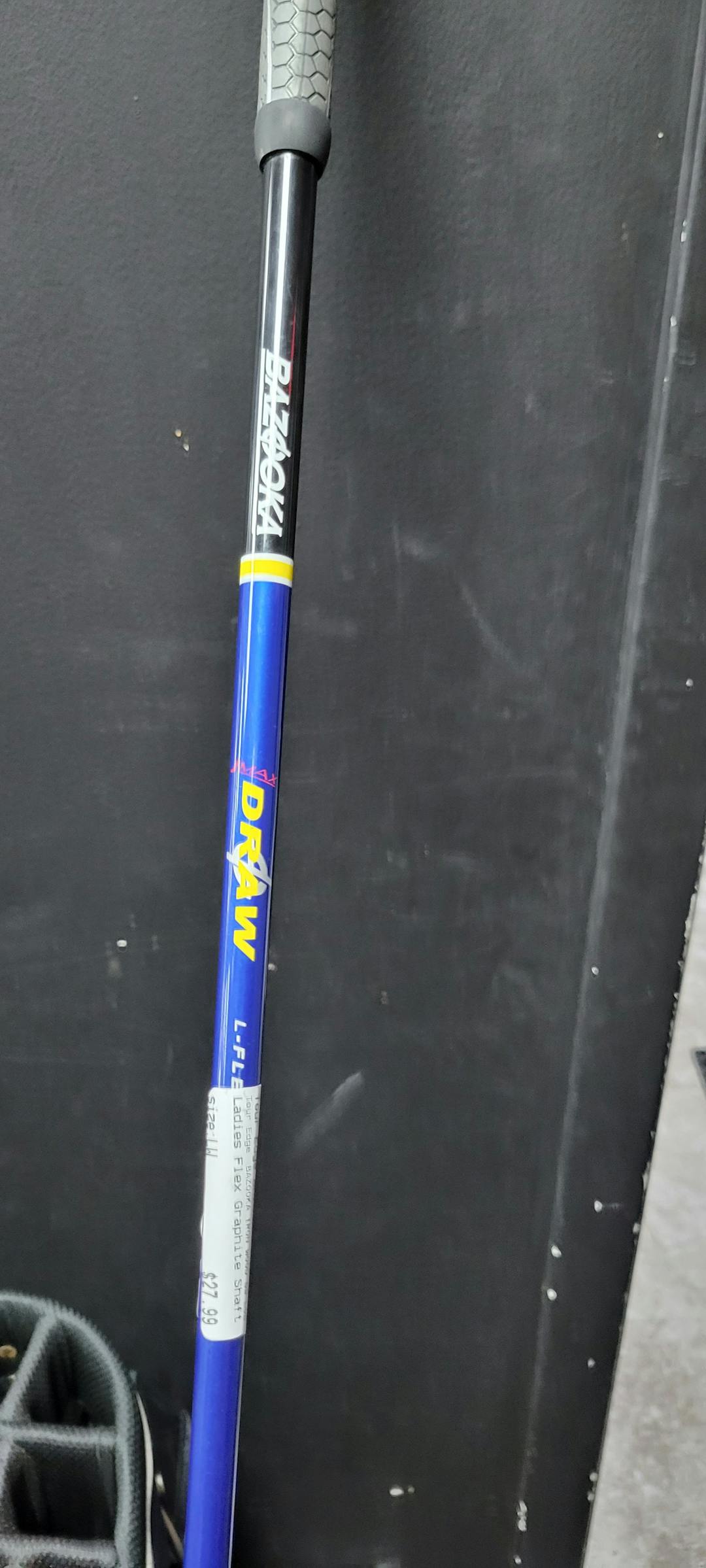 Used Tour Edge Bazooka Iron Wood 59 Lob Lob Wedge Ladies Flex Graphite ...