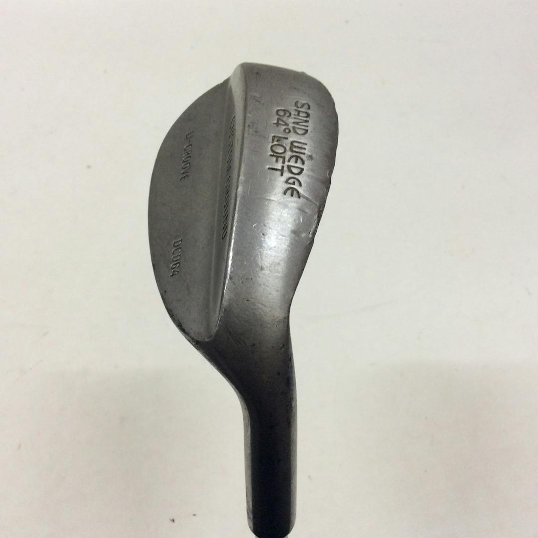 Used Custom Wedge U-groove 64 Degree Regular Flex Steel Shaft Wedges ...