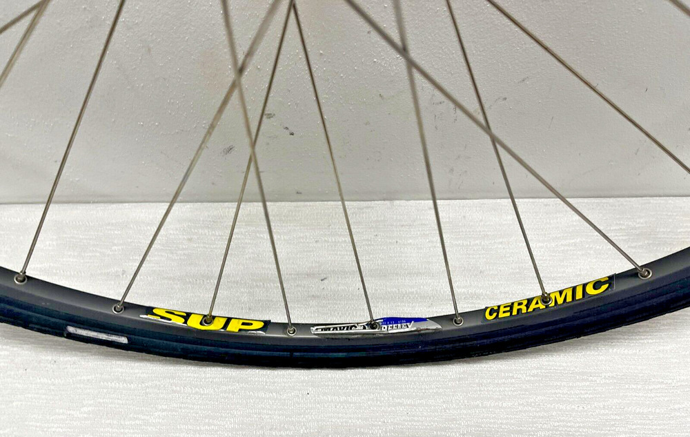 Vintage Mavic Reflex Ceramic 7-Speed 32-Spoke 700C Wheelset Shimano RSX ...