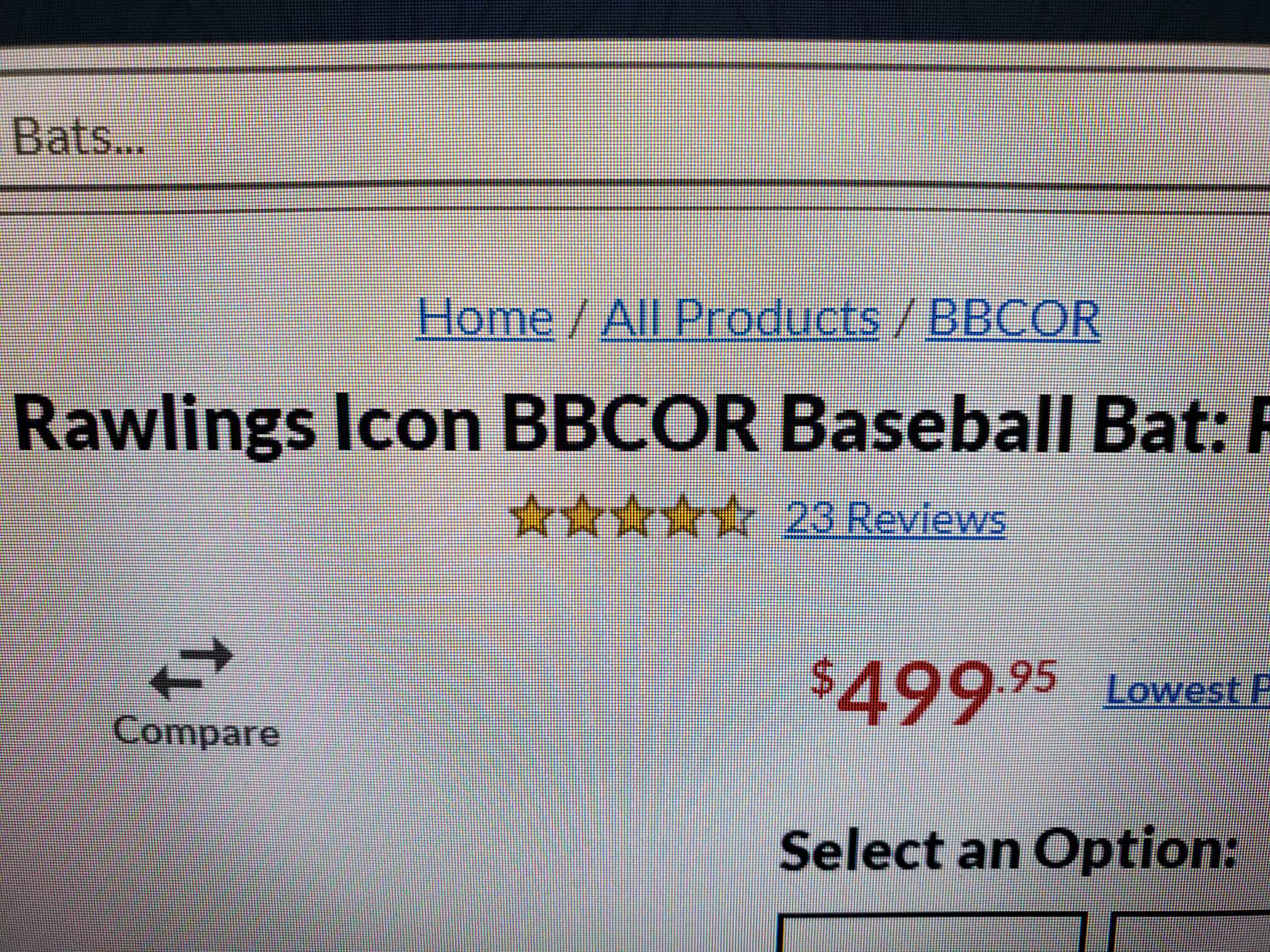 New Demo 2023 Rawlings ICON BBCOR Certified Bat (-3) Composite 31oz 34 ...